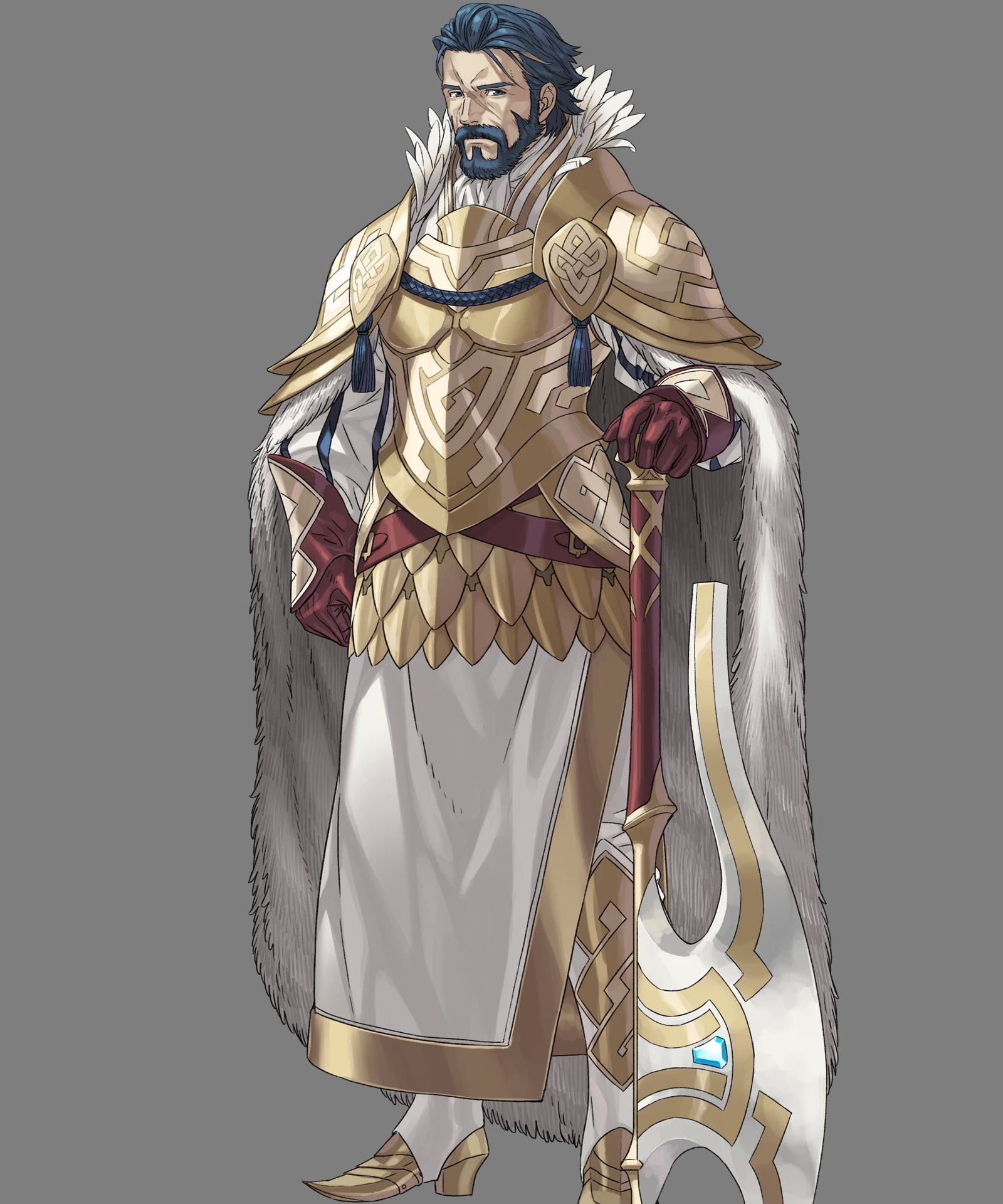 nintendo kozaki yuusuke fire emblem fire emblem heroes gustav (fire ...