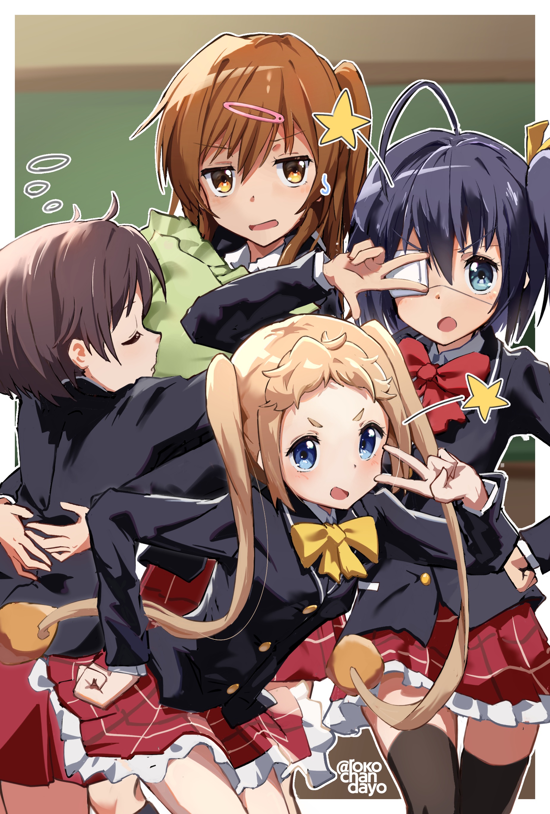 rokochan chuunibyou demo koi ga shitai! dekomori sanae nibutani shinka ...