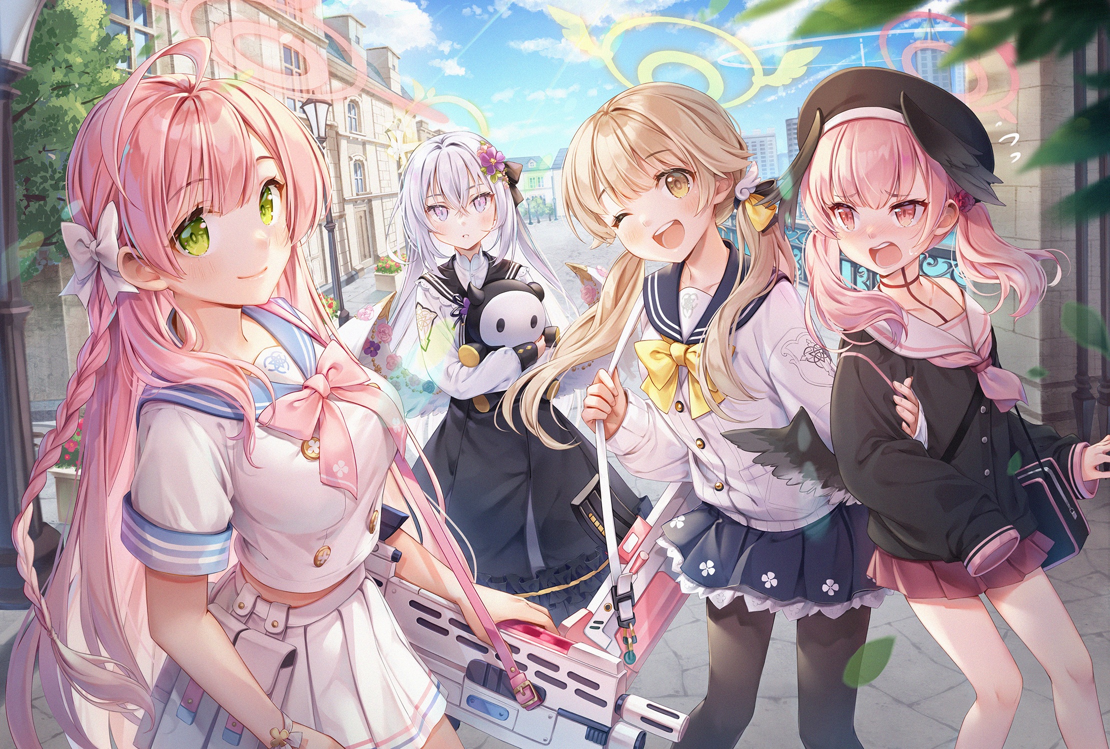 ika (4801055) blue archive ajitani hifumi shimoe koharu shirasu azusa ...