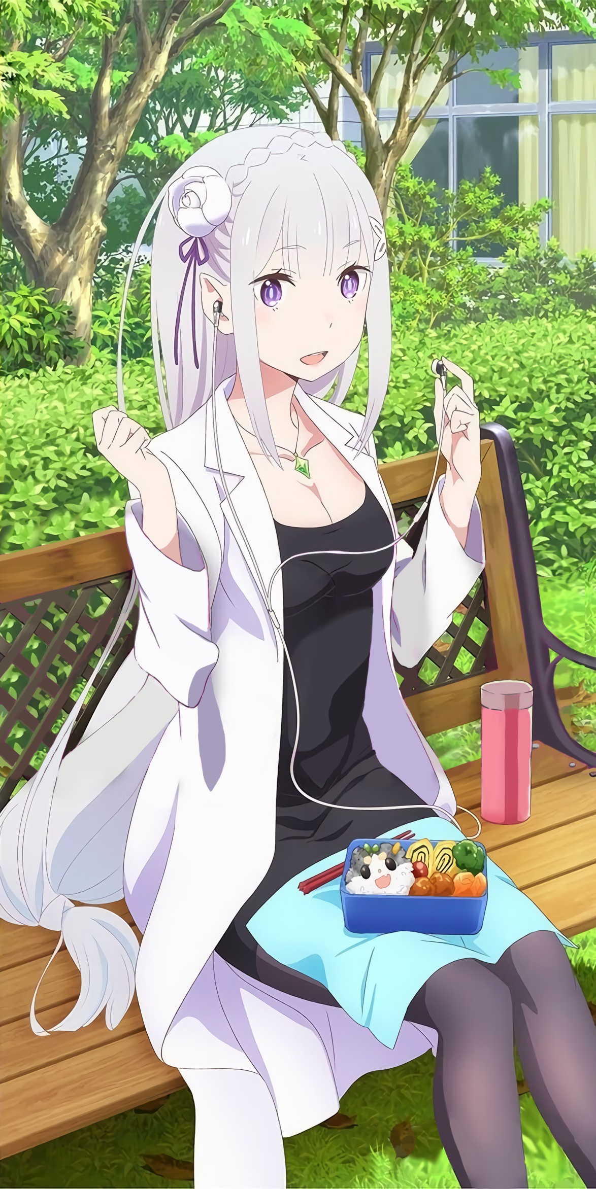 re:zero kara hajimeru isekai seikatsu emilia (re zero) cleavage dress ...