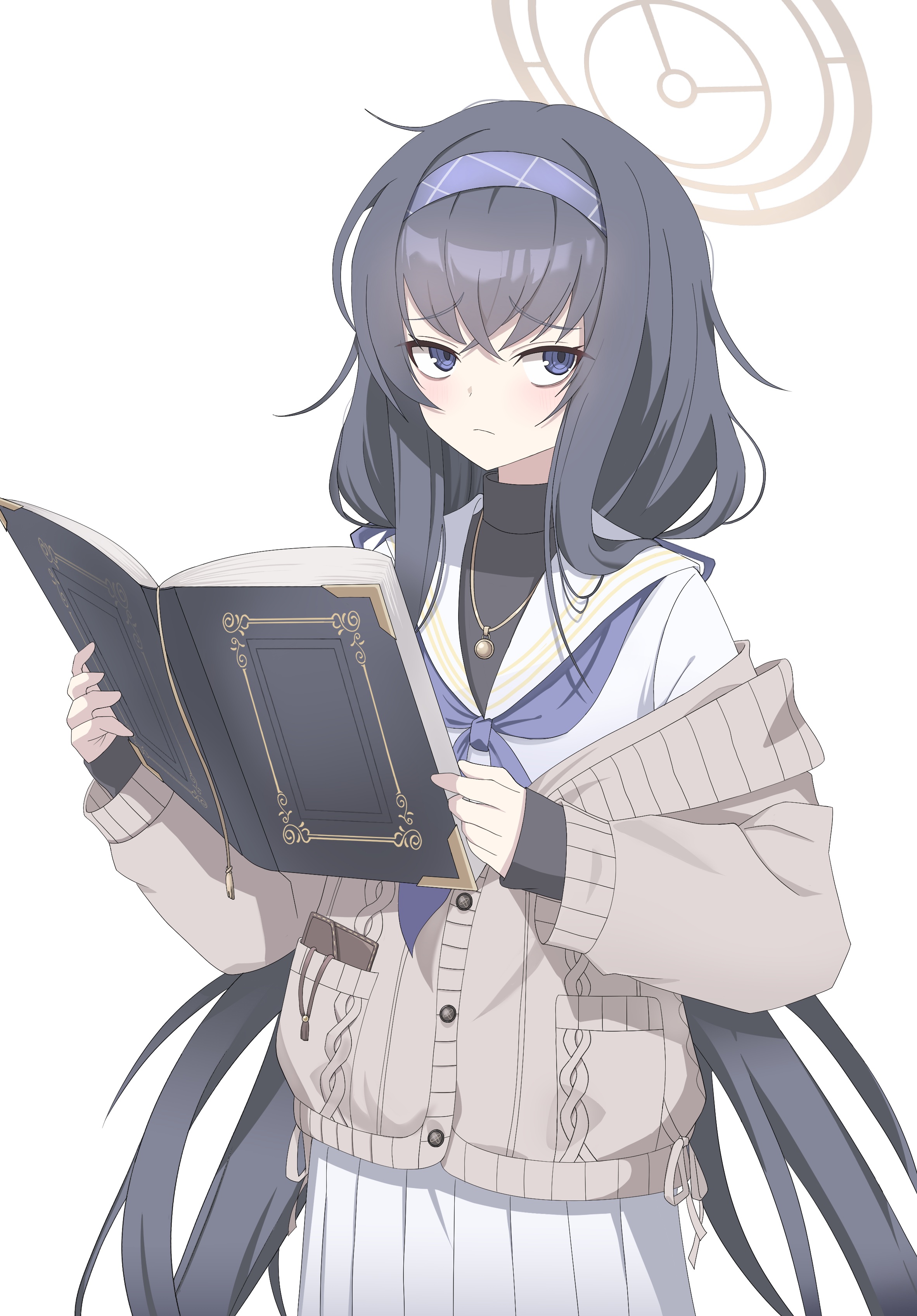 akira (aristole) blue archive kozeki ui halo seifuku sweater | #936200 ...