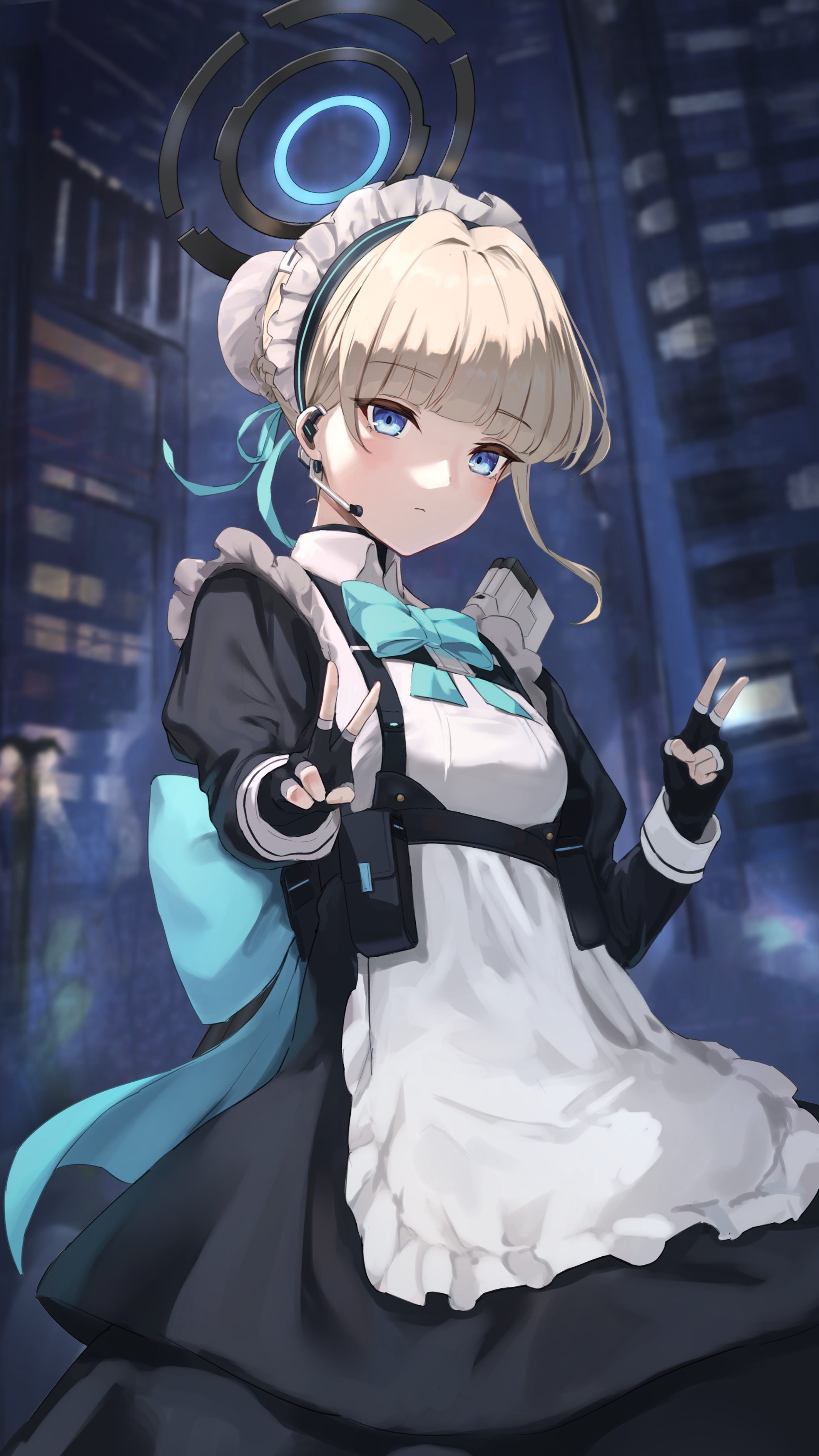 tem (tempainting1) blue archive asuma toki halo maid | #1066447 | yande.re