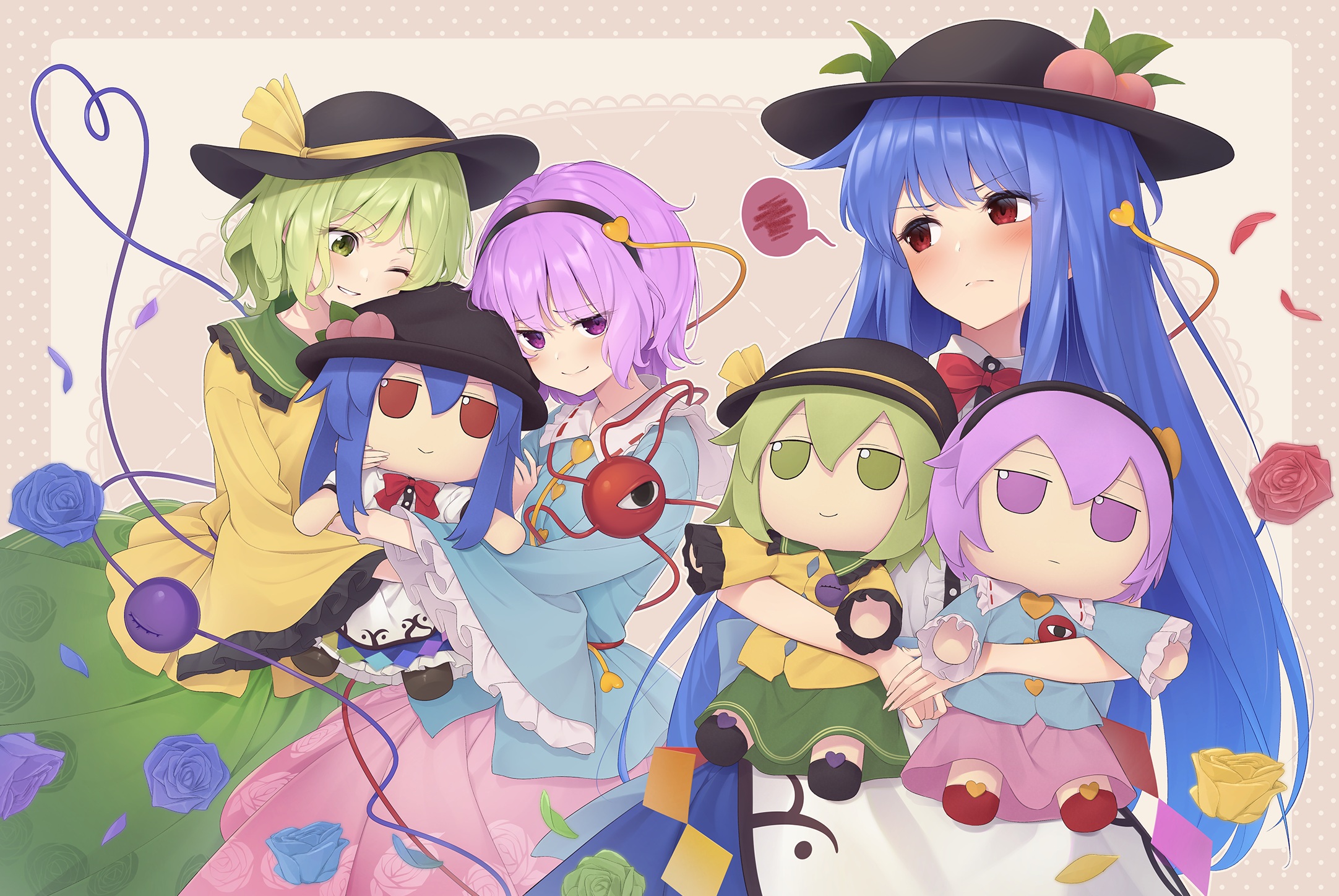 kanpa (campagne 9) touhou hinanawi tenshi komeiji koishi komeiji satori ...