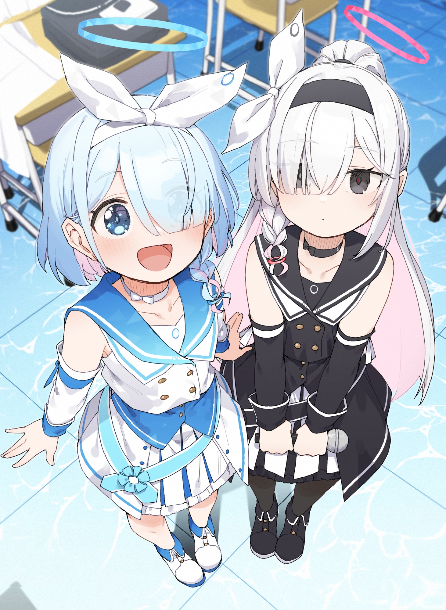 kusaka shi blue archive arona (blue archive) plana (blue archive) halo ...