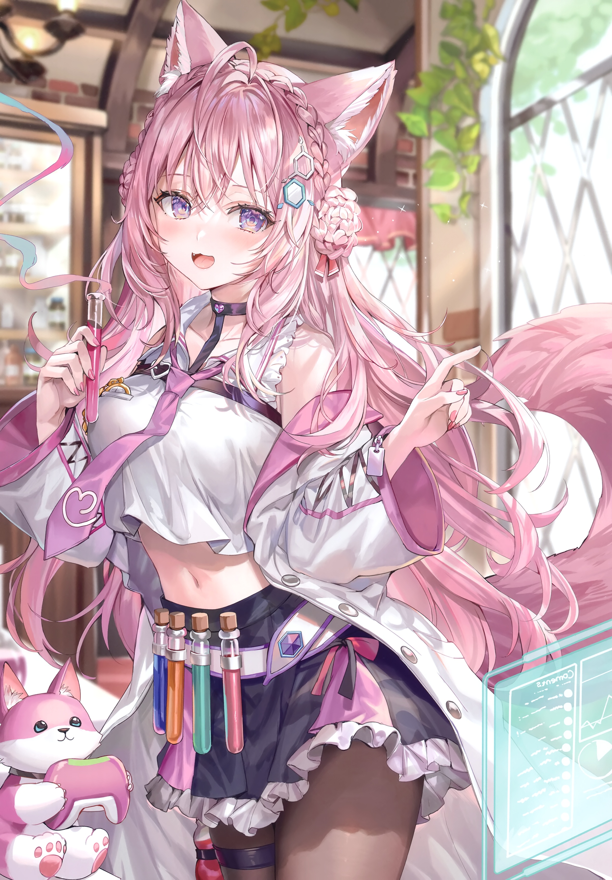 sashimi necoya momoko (momopoco) hololive hakui koyori animal ears ...