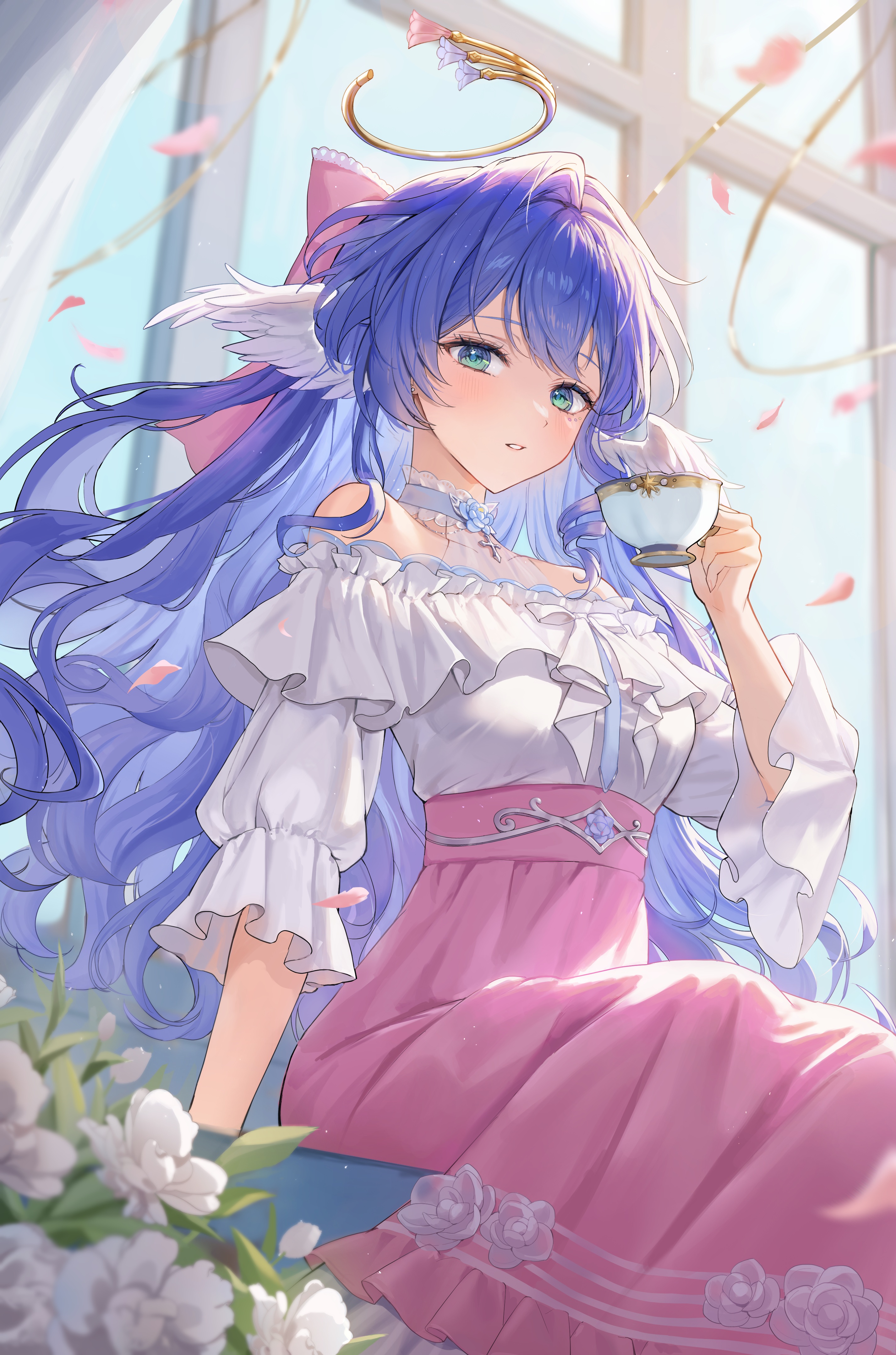 kuuhaku (wutt5584) honkai: star rail robin halo wings | #1208982 | yande.re