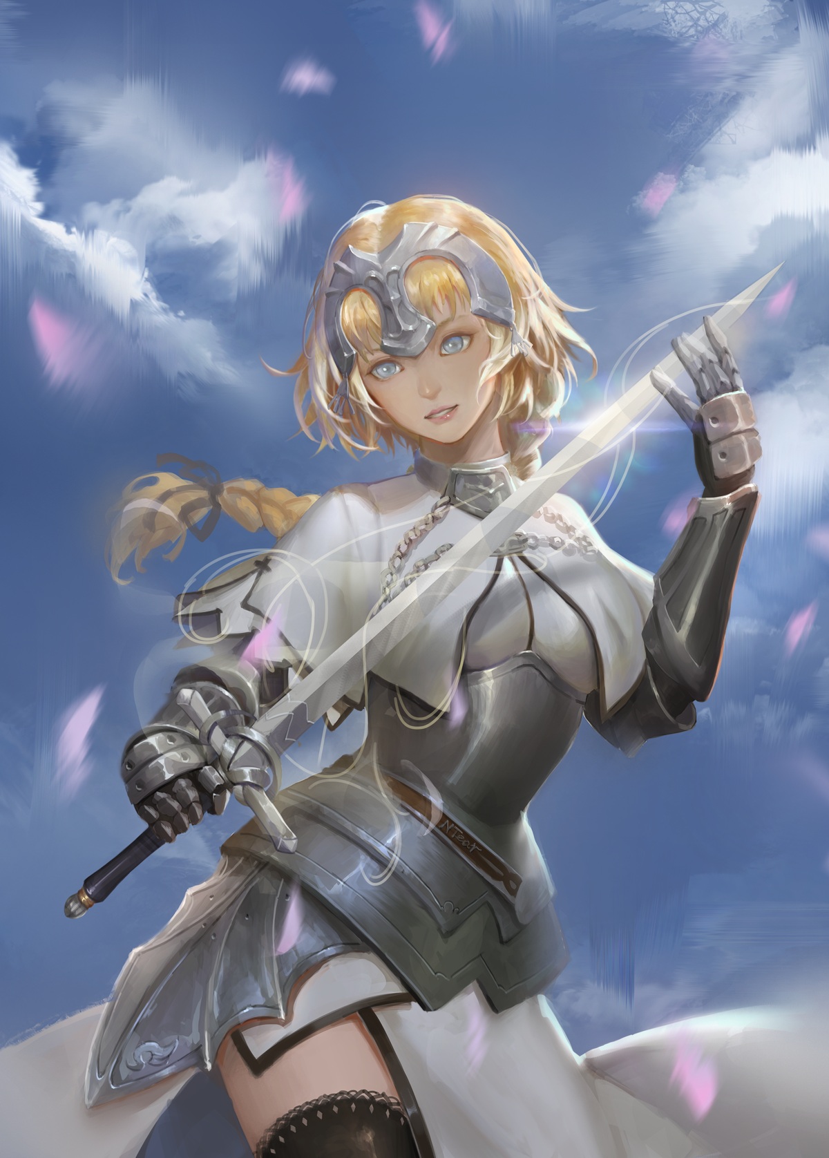 mask shounen fate/grand order jeanne d'arc jeanne d'arc (fate) armor ...