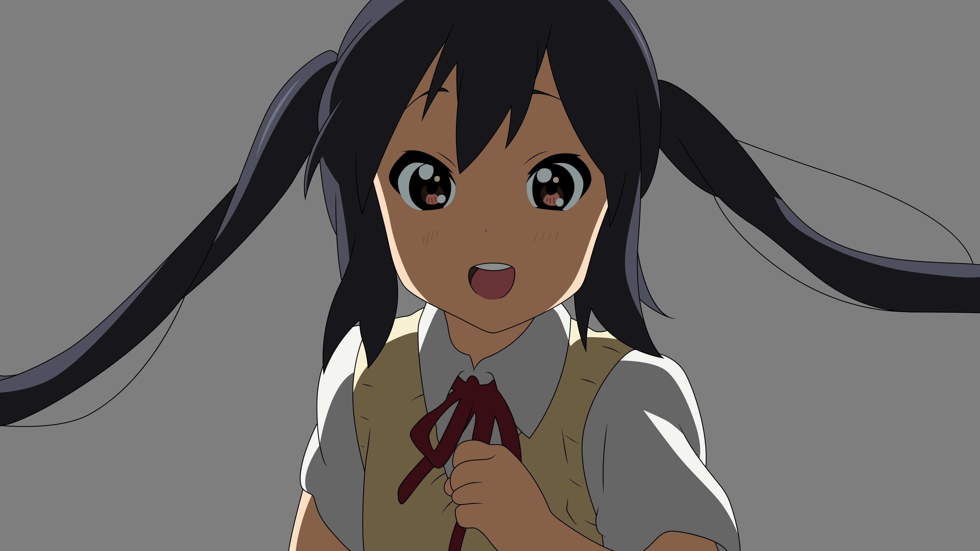 k-on! nakano azusa transparent png vector trace | #163465 | yande.re