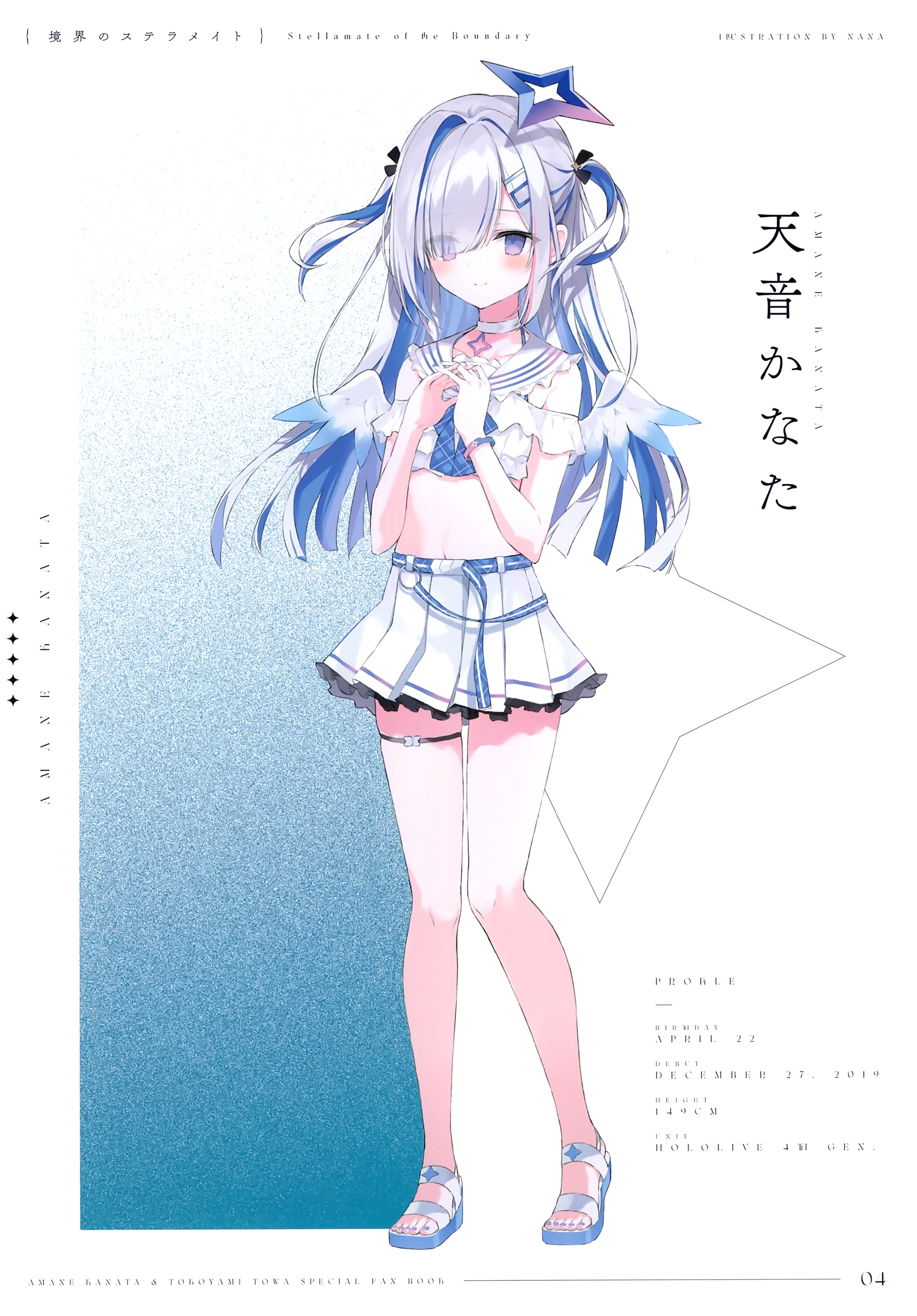 luna berry nana (luna berry) hololive amane kanata angel garter ...