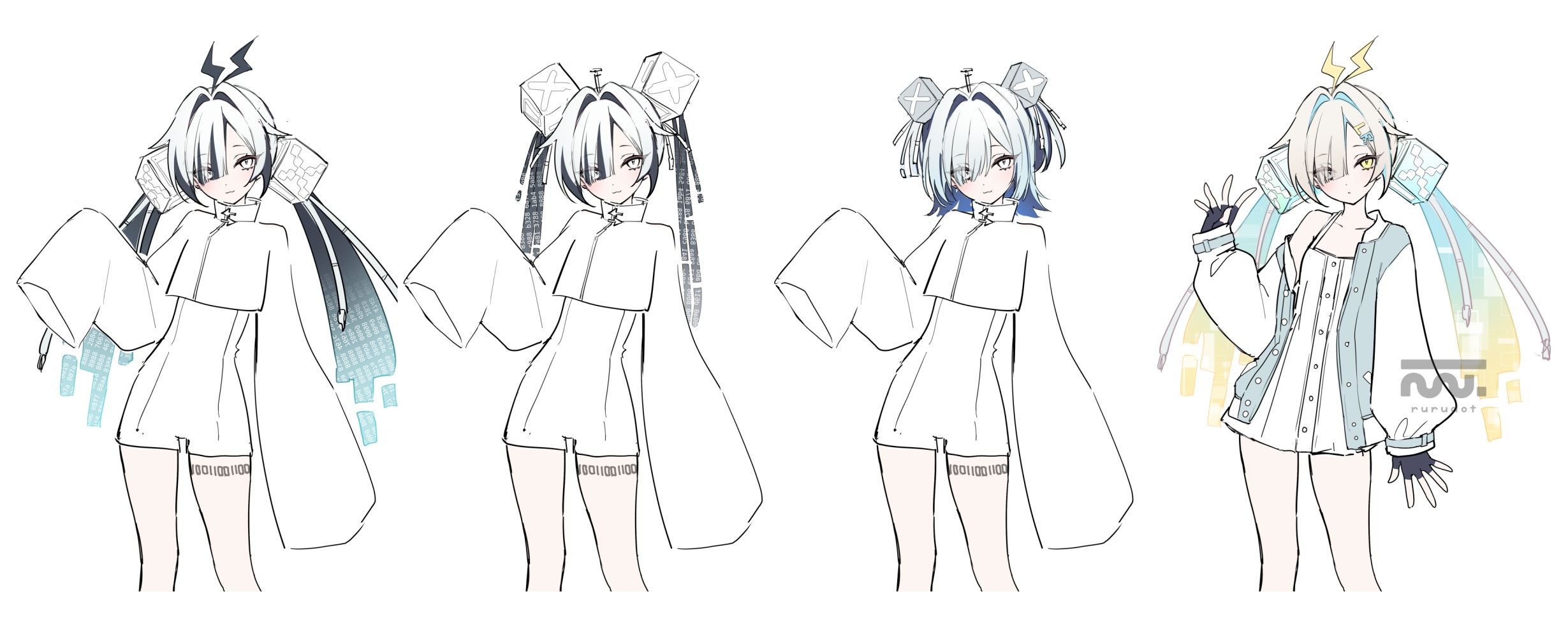 rurudo leur (voisona) character design heterochromia sketch tattoo ...