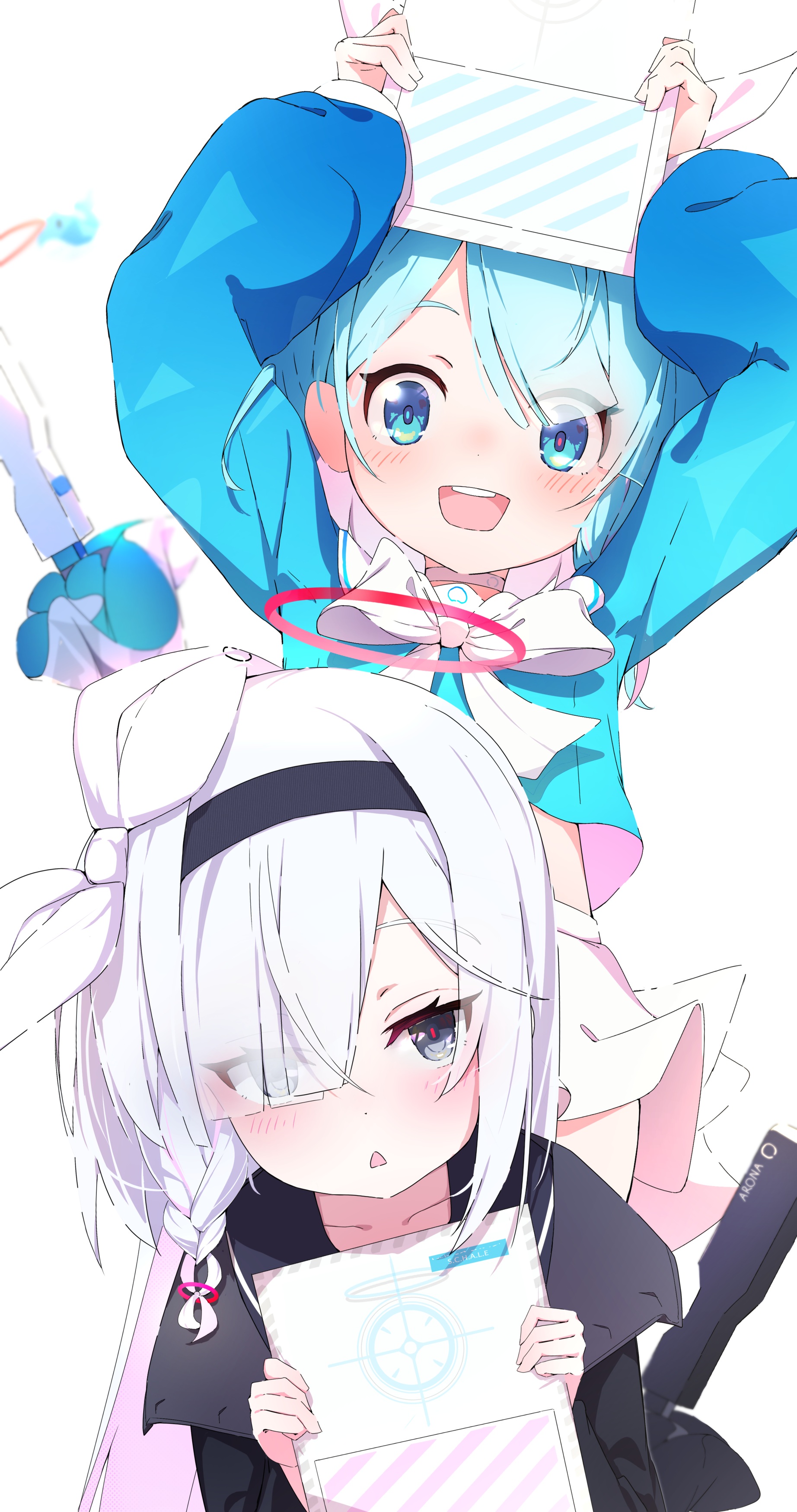 spice blue archive arona (blue archive) plana (blue archive) angel ...