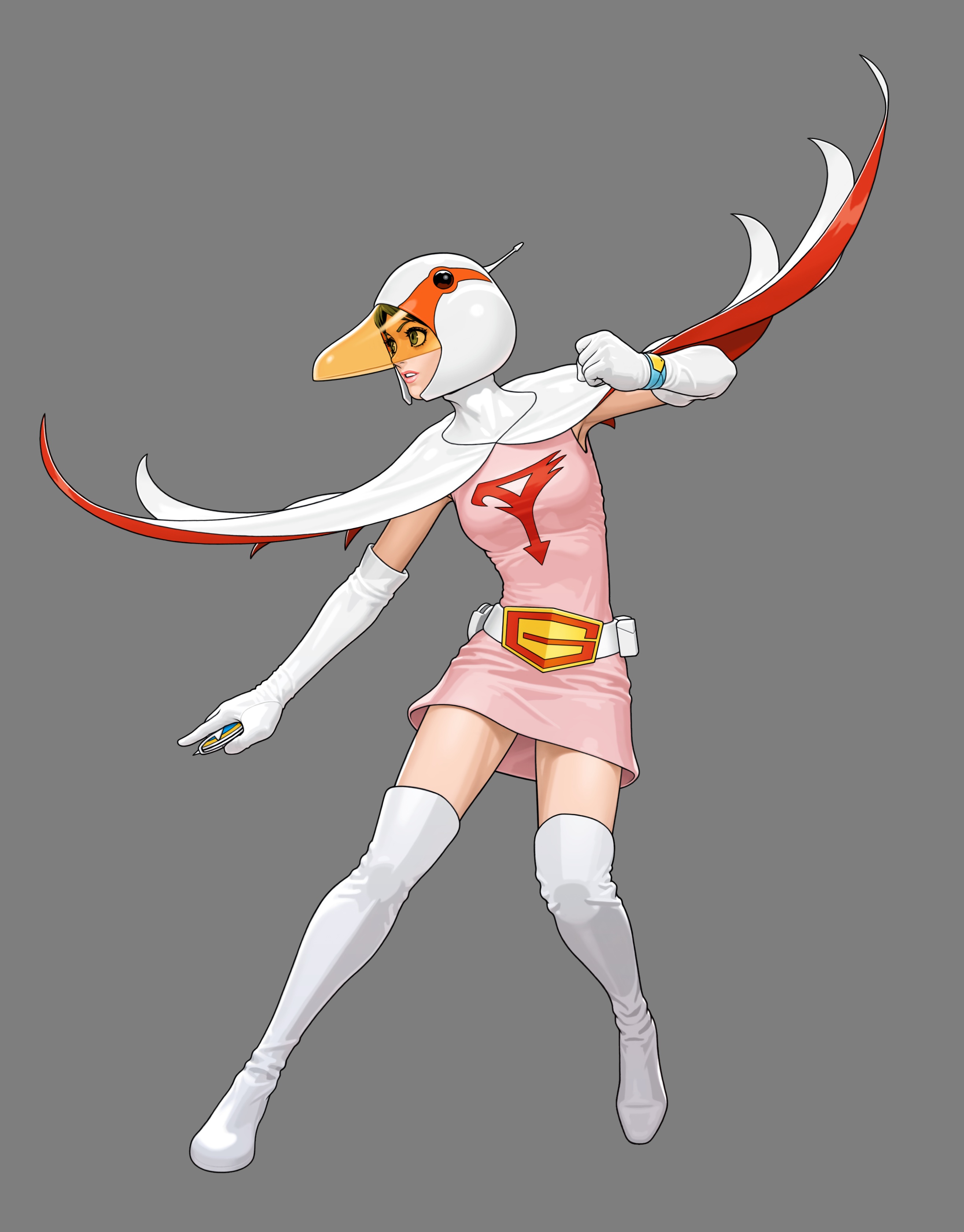 gatchaman tatsunoko vs capcom jun (gatchaman) tagme thighhighs ...