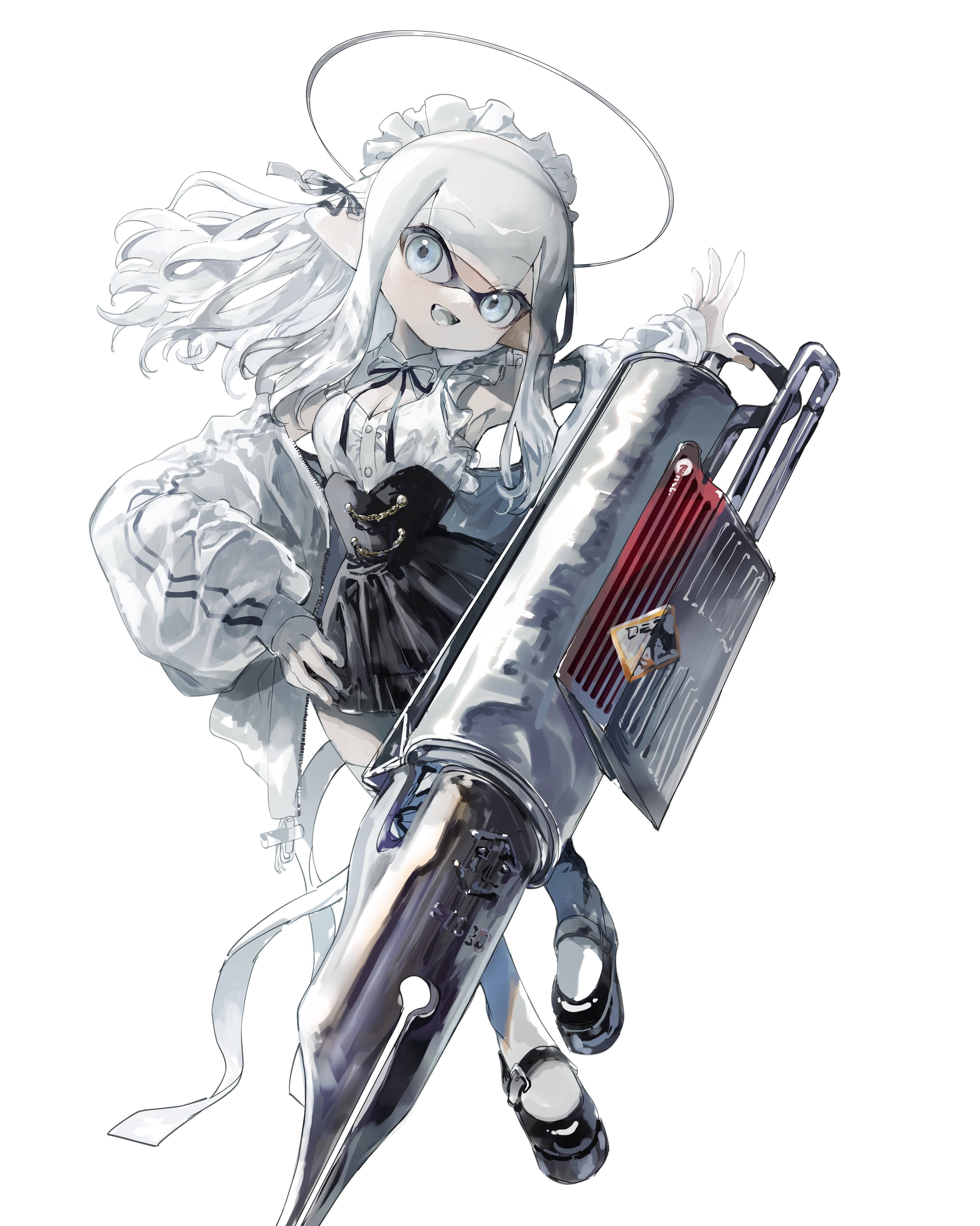 splatoon inkling (splatoon) angel cleavage dress gothic lolita lolita ...