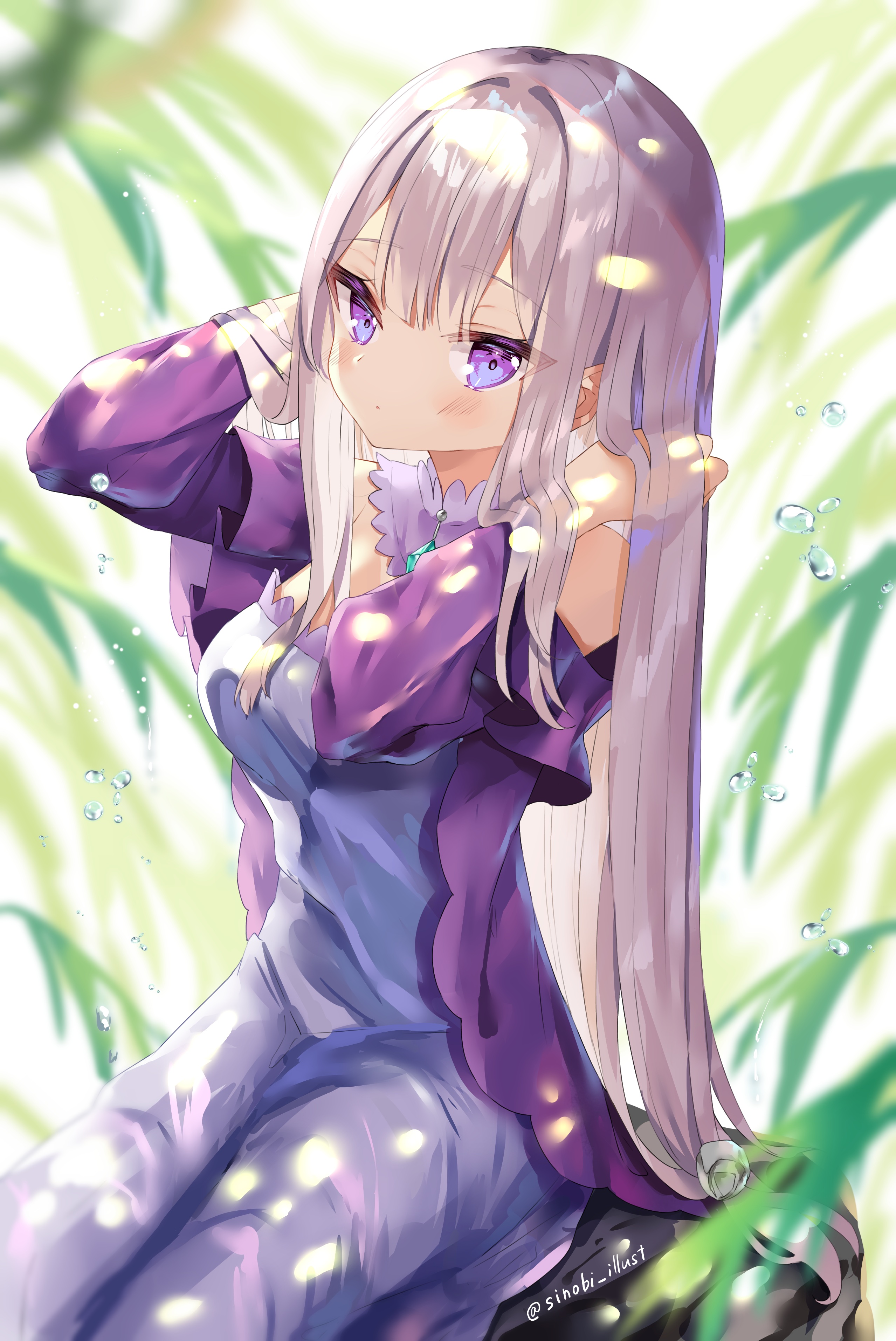 sinobi illust re zero kara hajimeru isekai seikatsu emilia (re zero ...