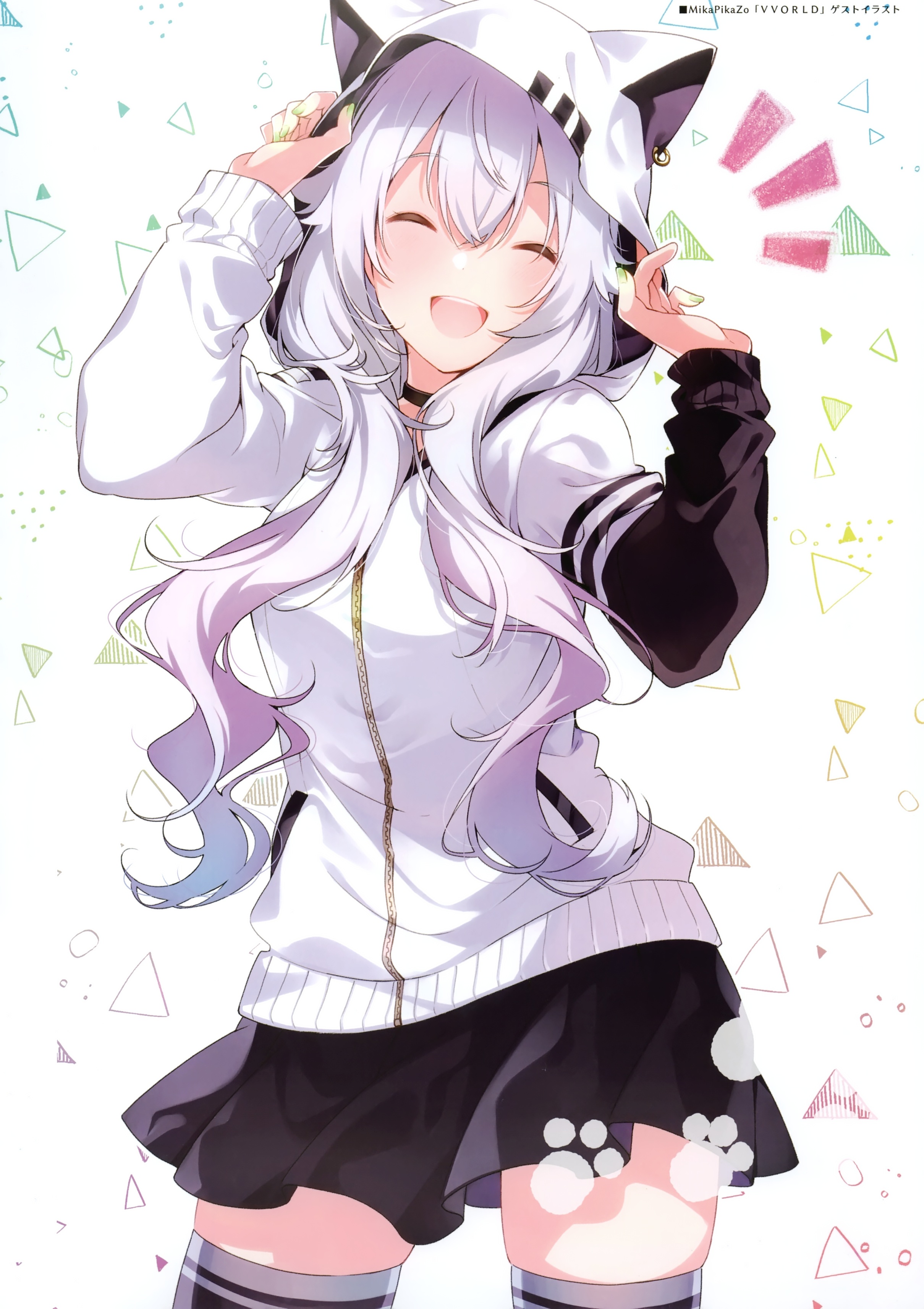 u35 azuma lim azuma lim (character) animal ears nekomimi thighhighs ...