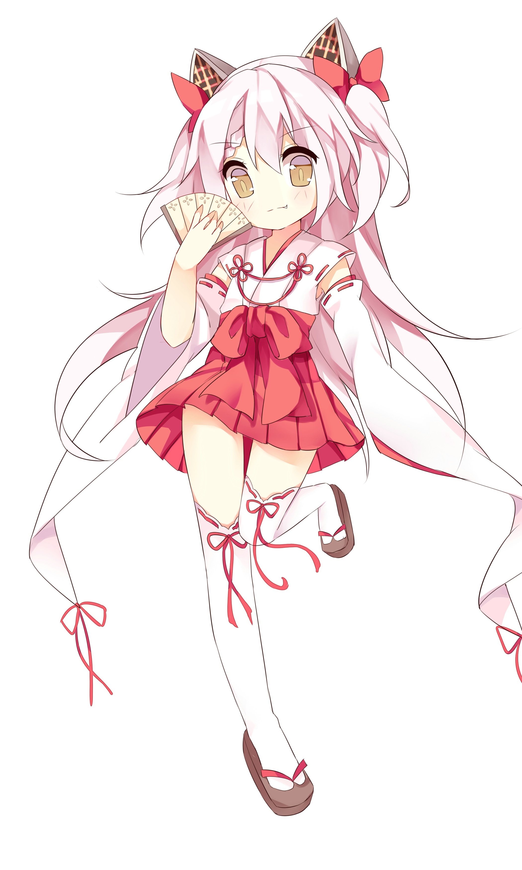 saru zhanjianshaonv shimakaze (zhanjianshaonv) animal ears miko ...