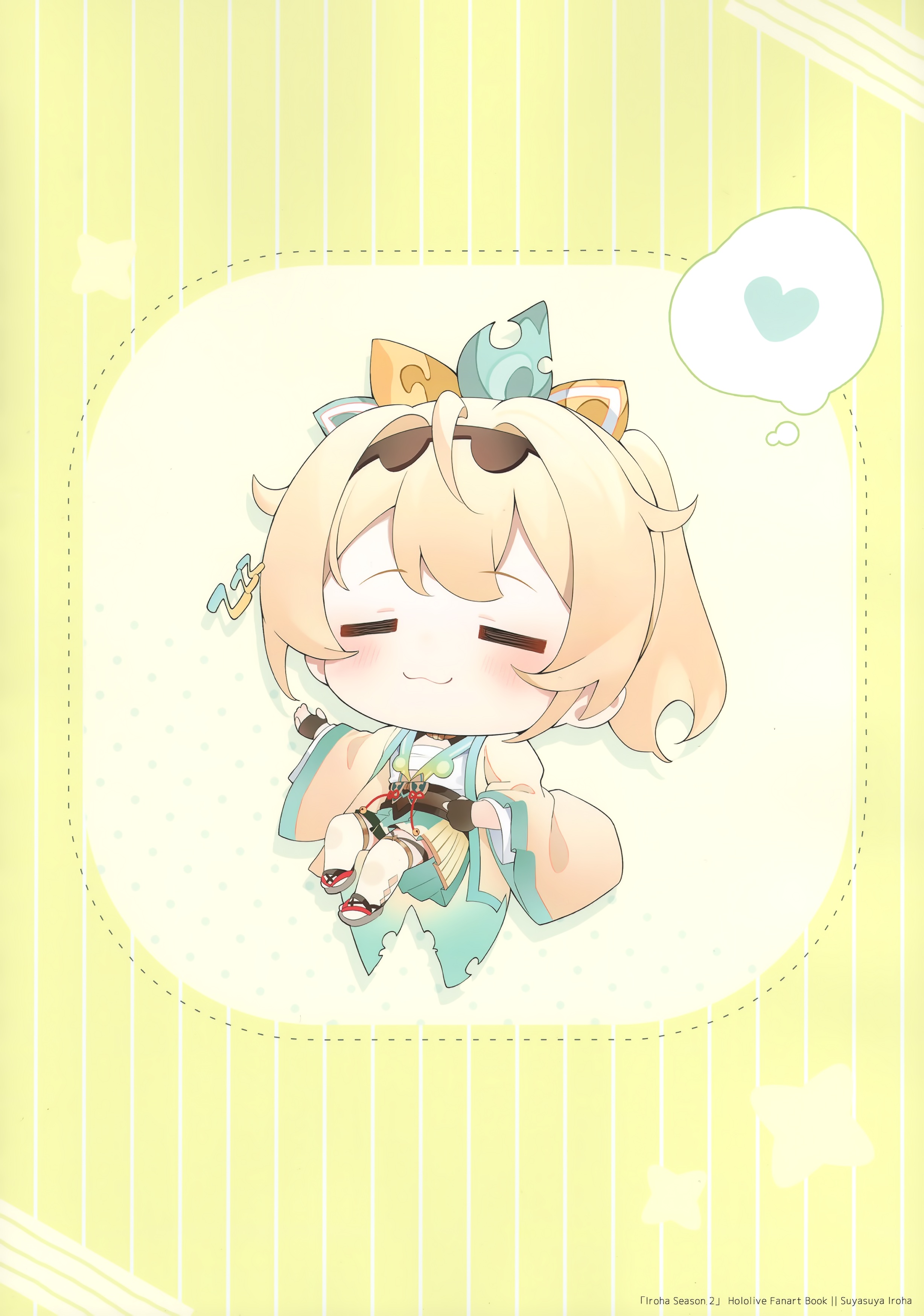 falenini's hana mori hololive kazama iroha chibi japanese clothes ...