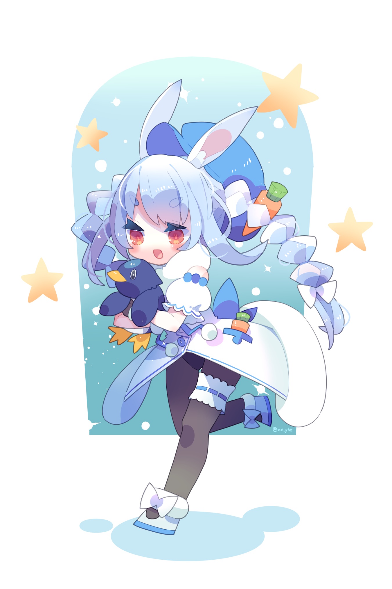 yokoe (mealtime) hololive usada pekora animal ears bunny ears bunny ...