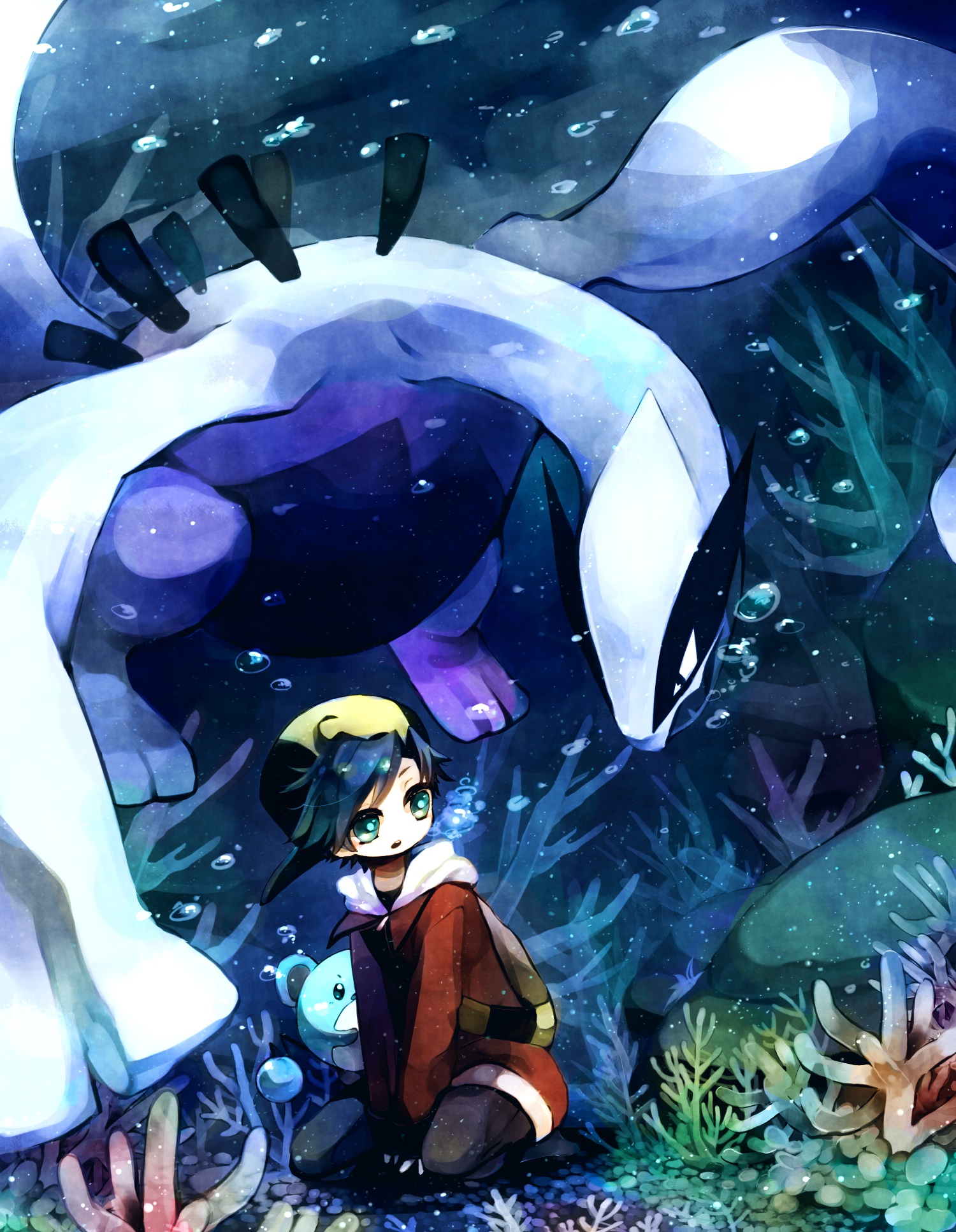 ding suguru pokemon hibiki (pokemon) lugia marill | #210038 | yande.re