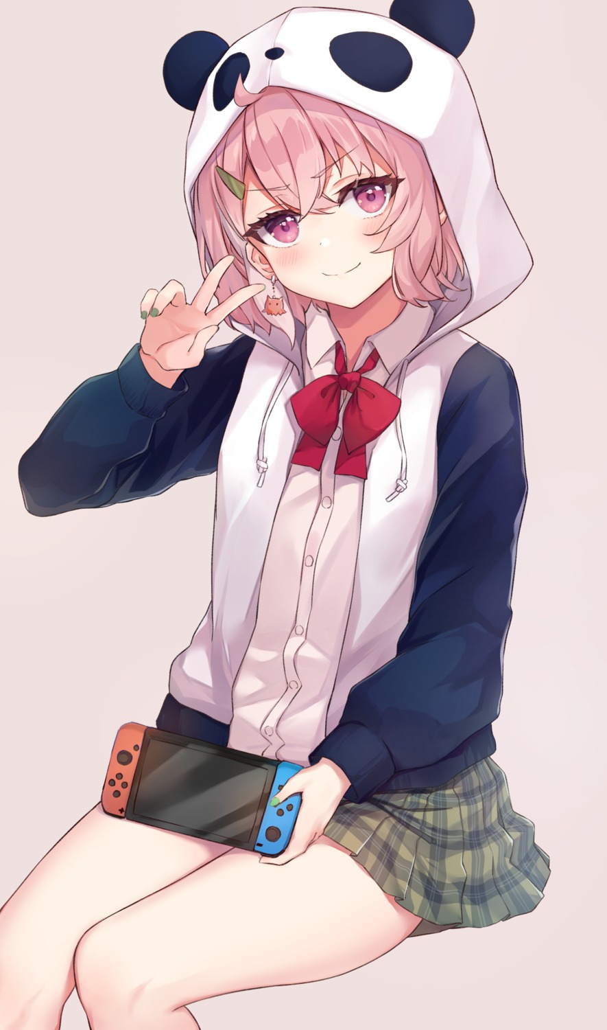 hosh nijisanji sasaki saku animal ears seifuku tagme | #958069 | yande.re