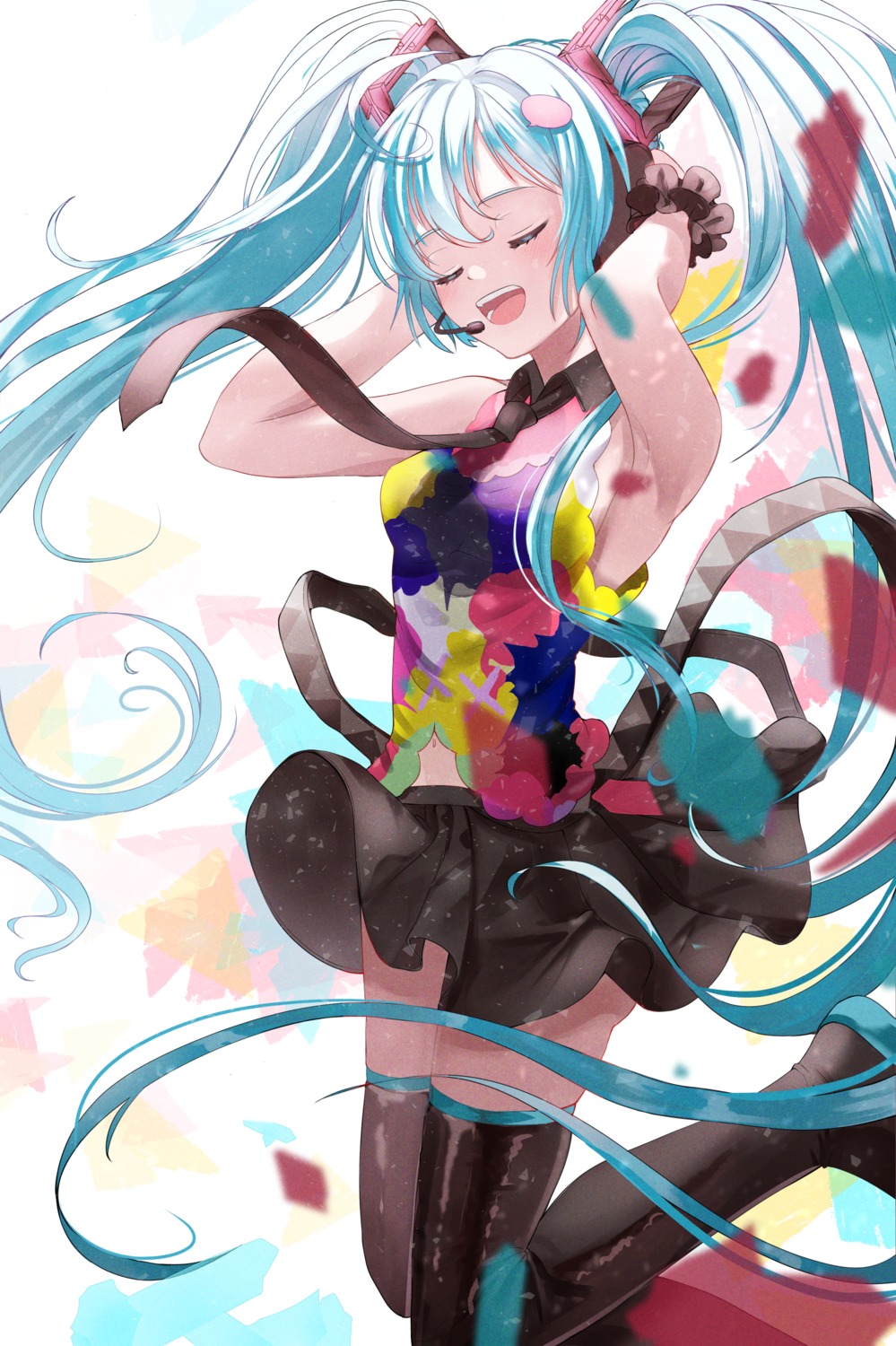 hya ro tell your world (vocaloid) vocaloid hatsune miku headphones ...