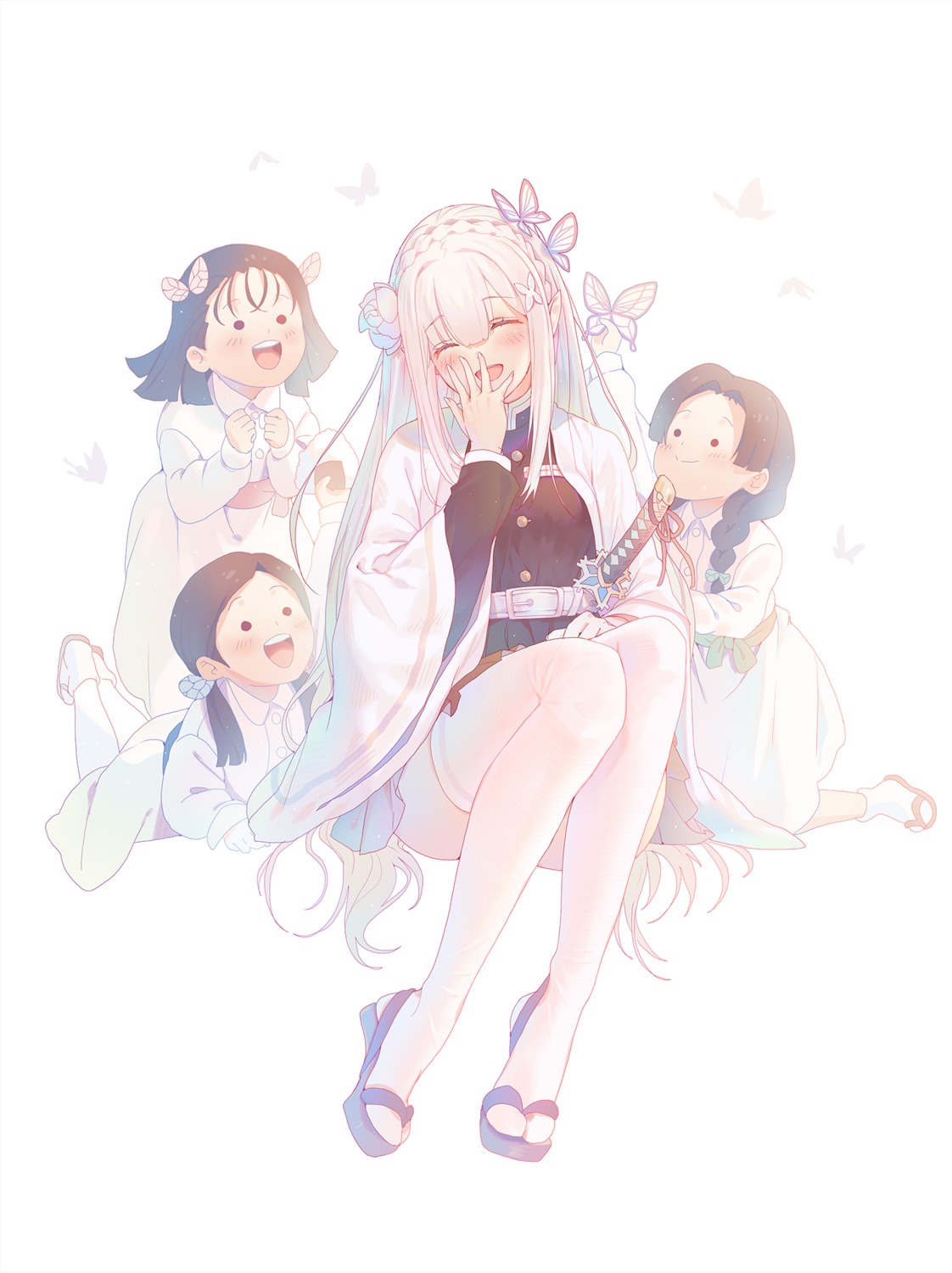 torano kimetsu no yaiba re:zero kara hajimeru isekai seikatsu emilia ...