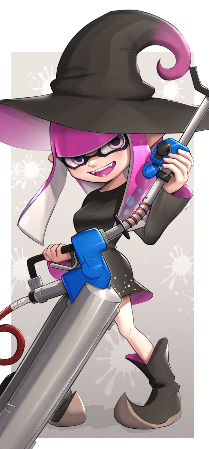 gonzarez splatoon splatoon 2 inkling (splatoon) dress halloween pointy ...