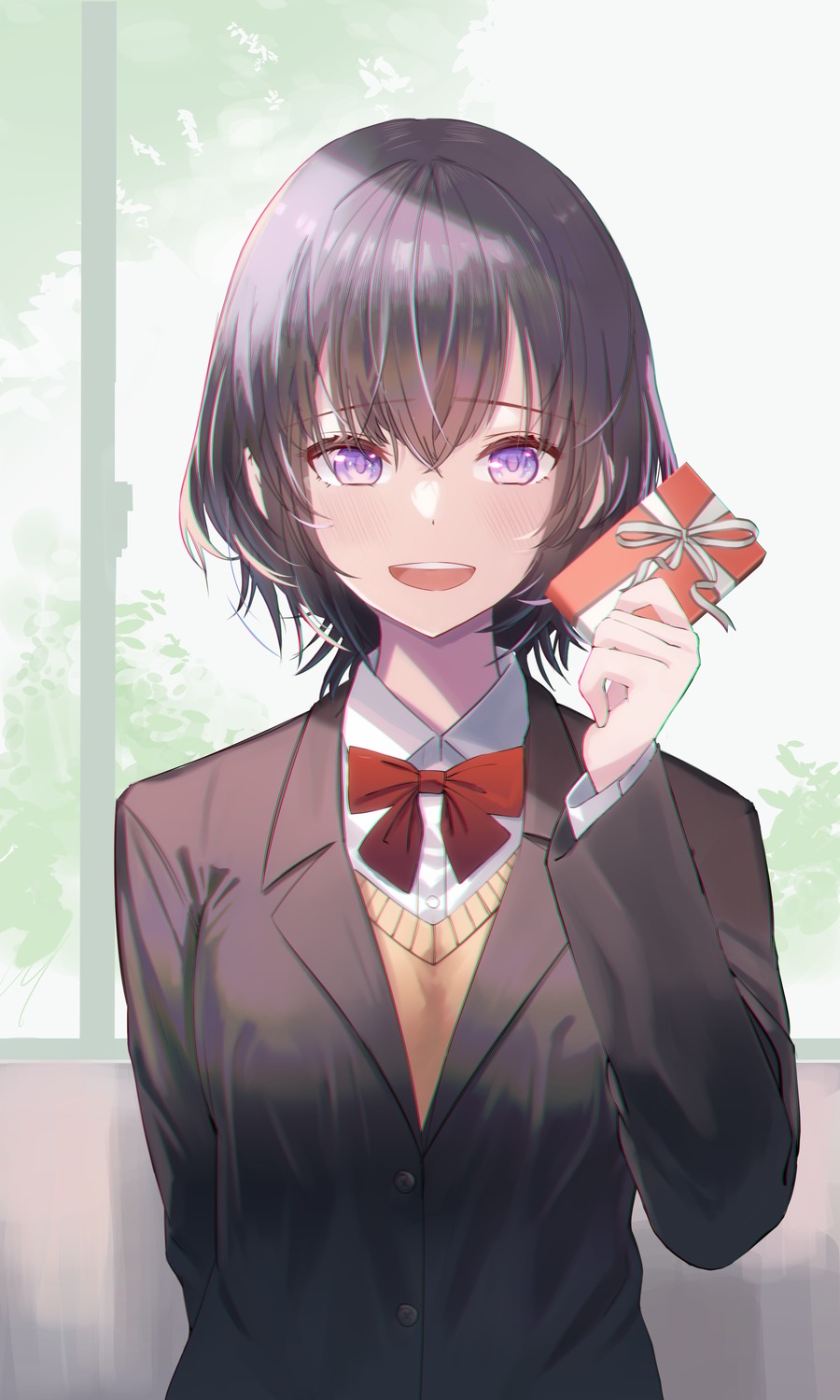 rur (ml ruru) seifuku sweater valentine | #1068459 | yande.re