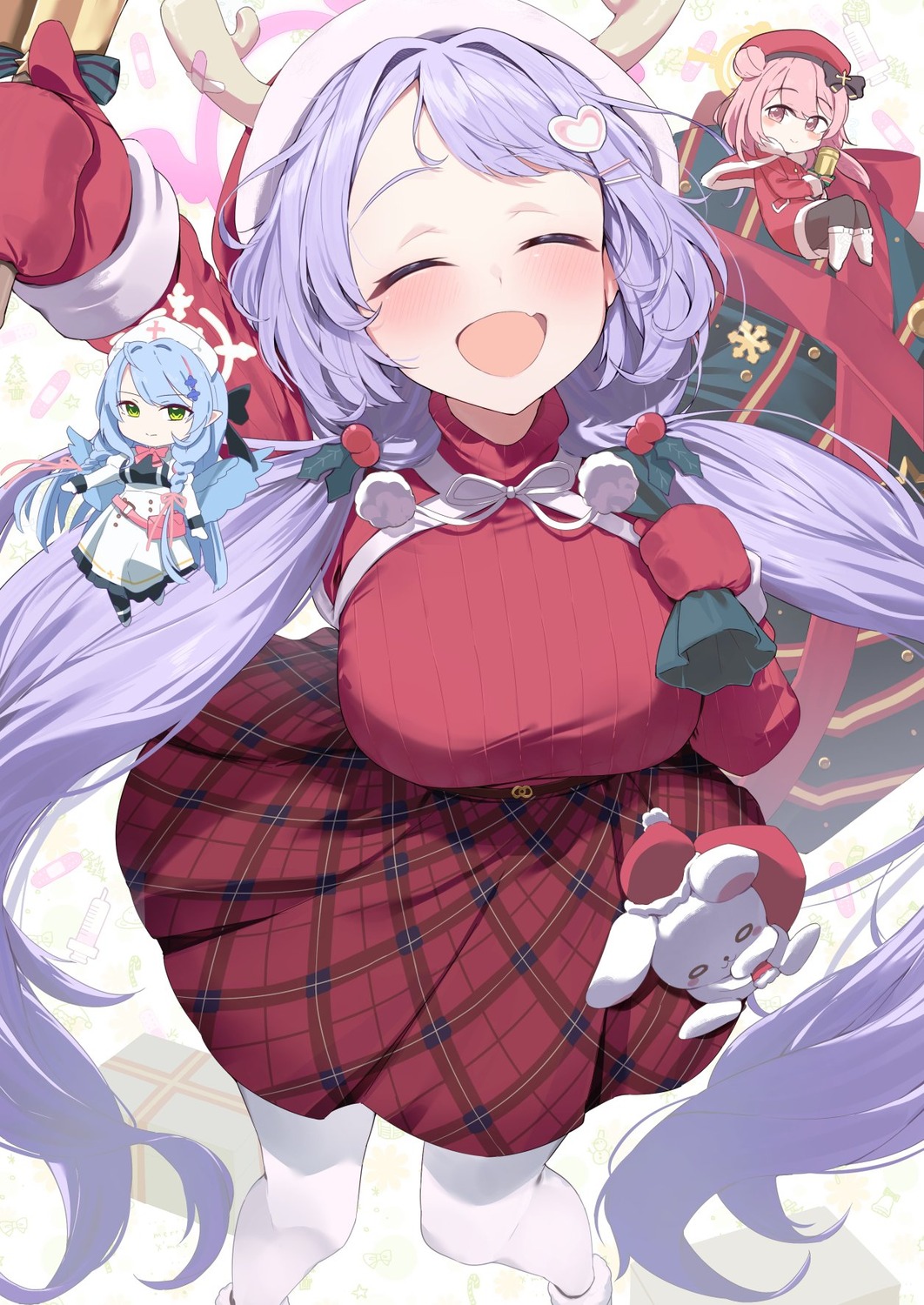 neshia (tsaqif0309) blue archive asagao hanae sumi serina angel chibi ...