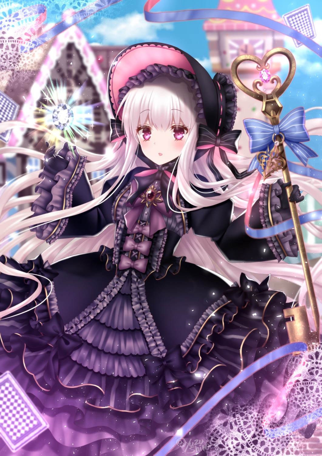 yuzushiro fate/grand order nursery rhyme (fate/extra) dress gothic ...