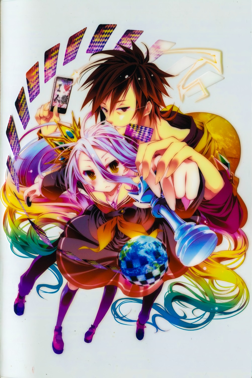 kamiya yuu no game no life shiro (no game no life) sora (no game no ...