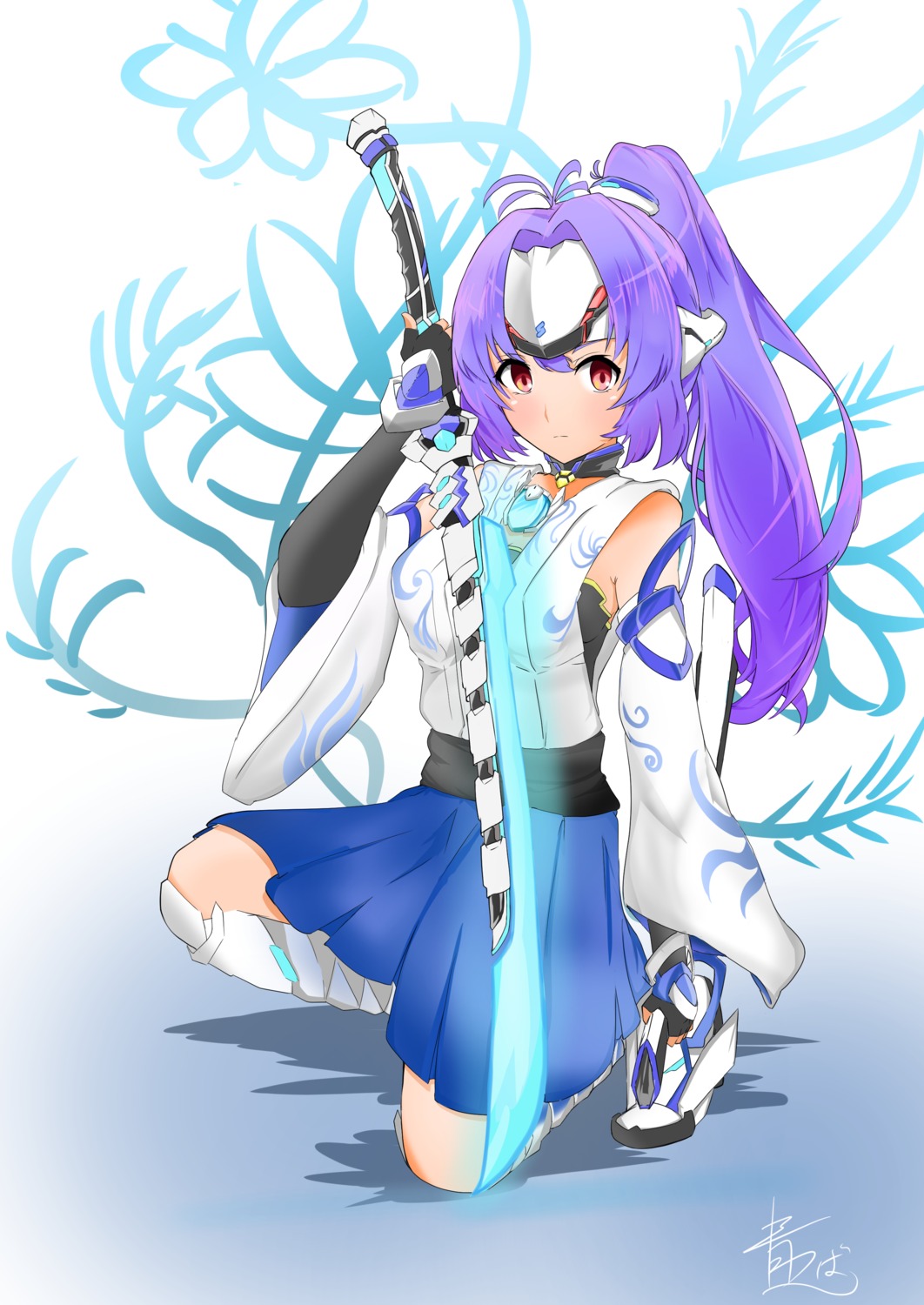 xenoblade (series) xenoblade 2 kos-mos armor japanese clothes sword ...