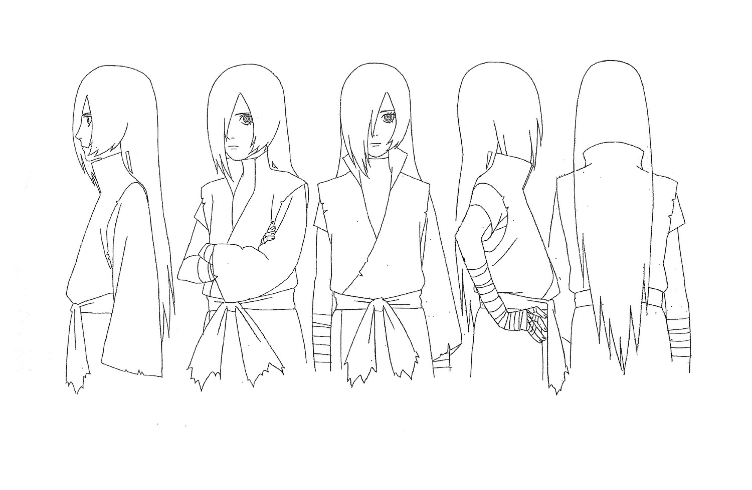 naruto naruto shippuden ryuuzetsu (naruto) character design line art ...