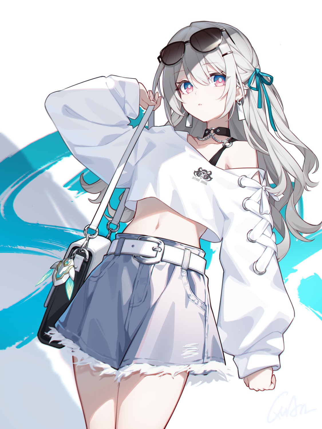 quan (kurisu tina) honkai: star rail firefly bra megane | #1230914 ...