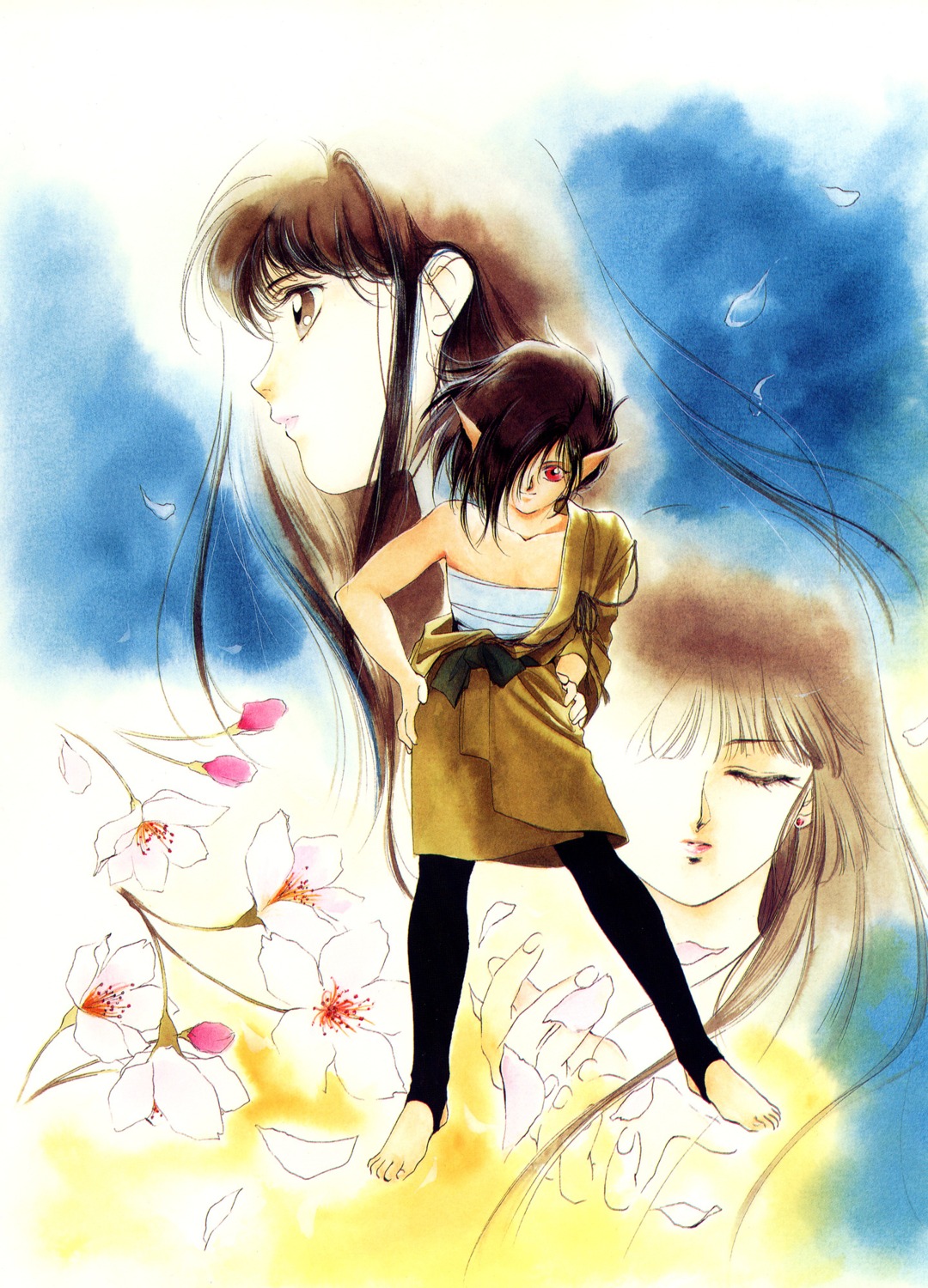 kakinouchi narumi vampire princess miyu miyu yui (miyu) watercolor ...