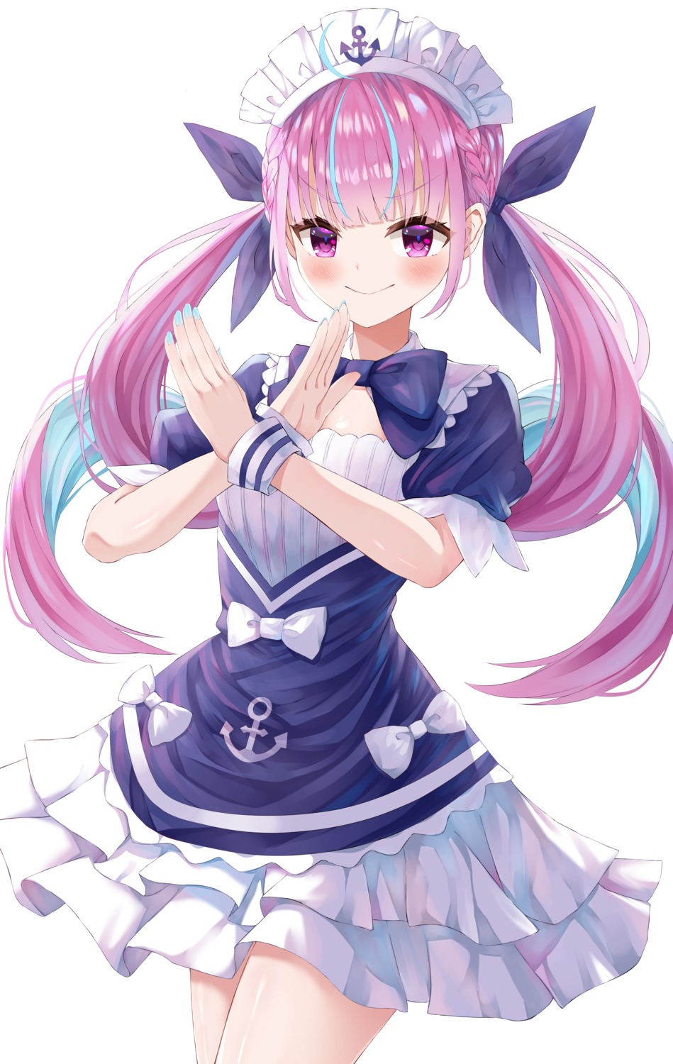 karashi (asarikarasi) hololive minato aqua maid | #781631 | yande.re