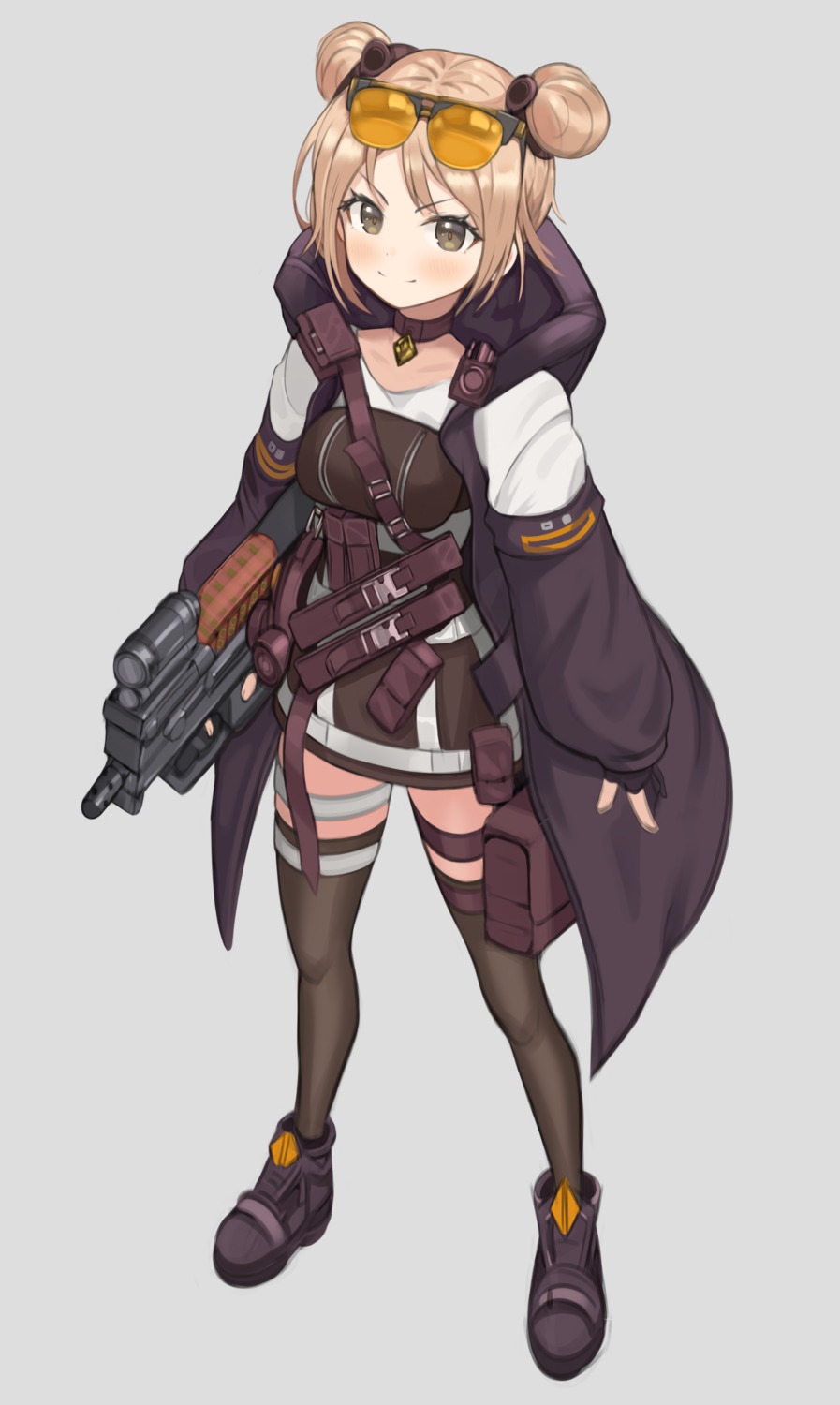 haeil2 girls frontline p90 (girls frontline) garter gun megane ...