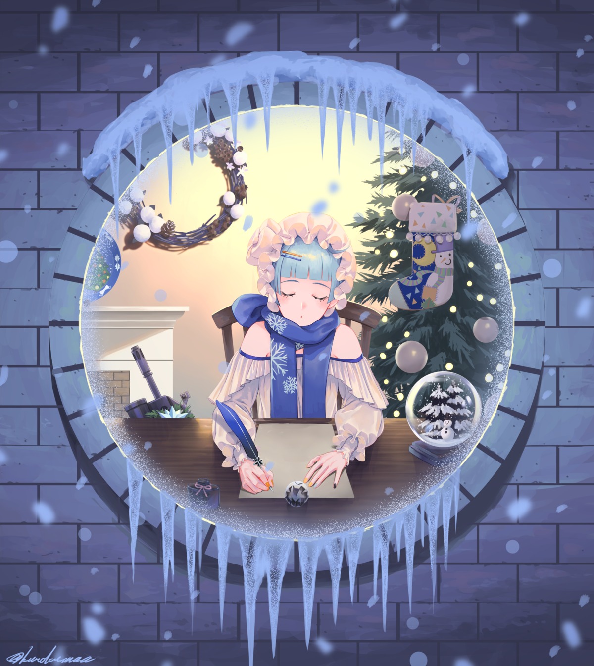 makkuro girls frontline zas m21 (girls frontline) christmas | #597472 ...