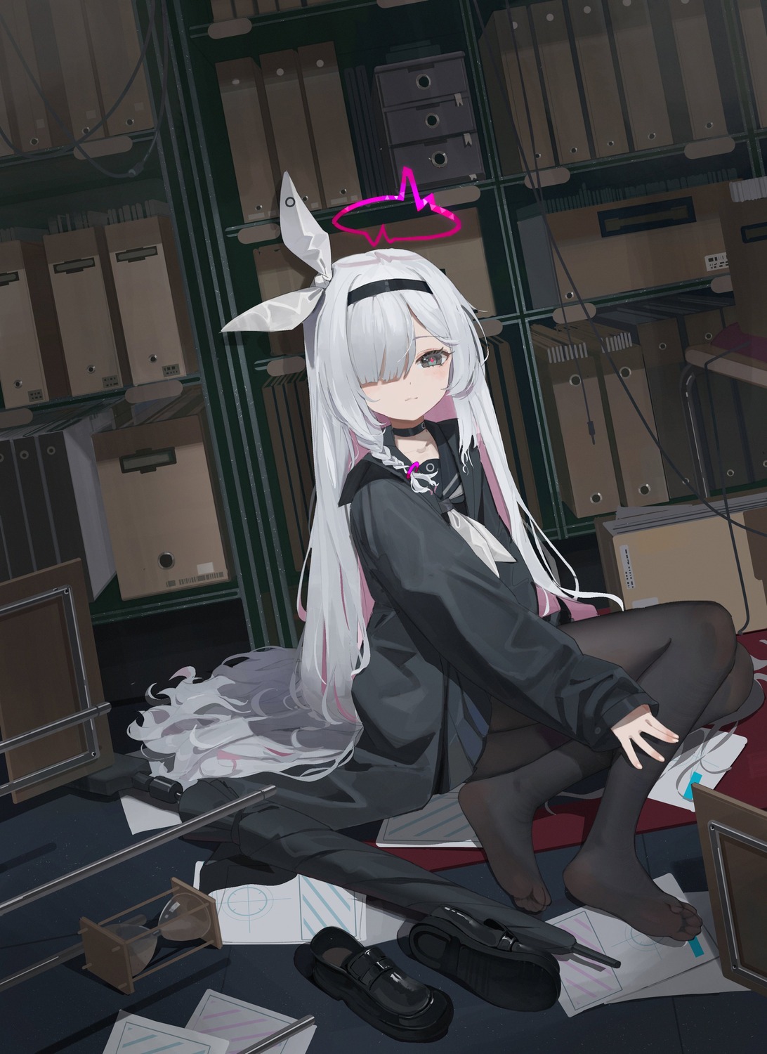 lwj blue archive arona (blue archive) plana (blue archive) angel feet ...