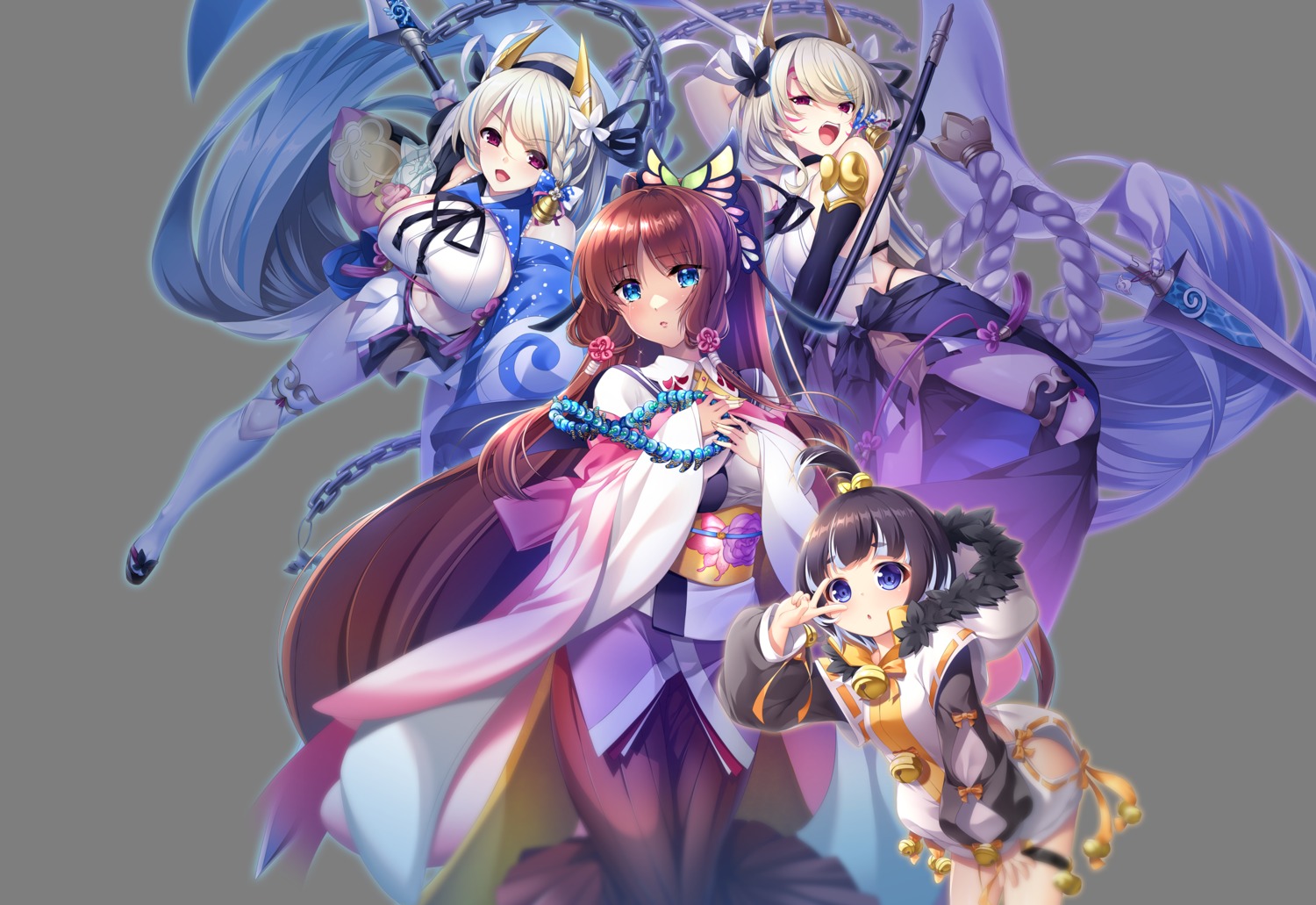 baseson katagiri hinata kuwada yuuki mayuzaki yuu sengoku koihime ...