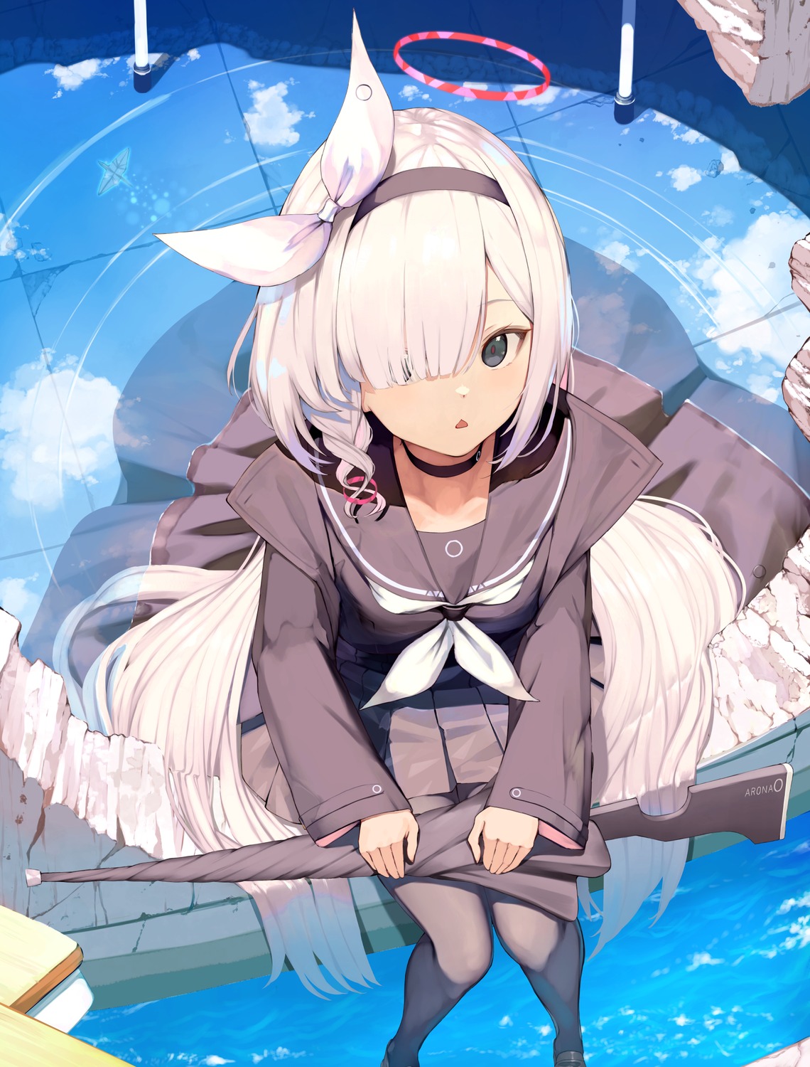 piisu blue archive arona (blue archive) plana (blue archive) gun halo ...