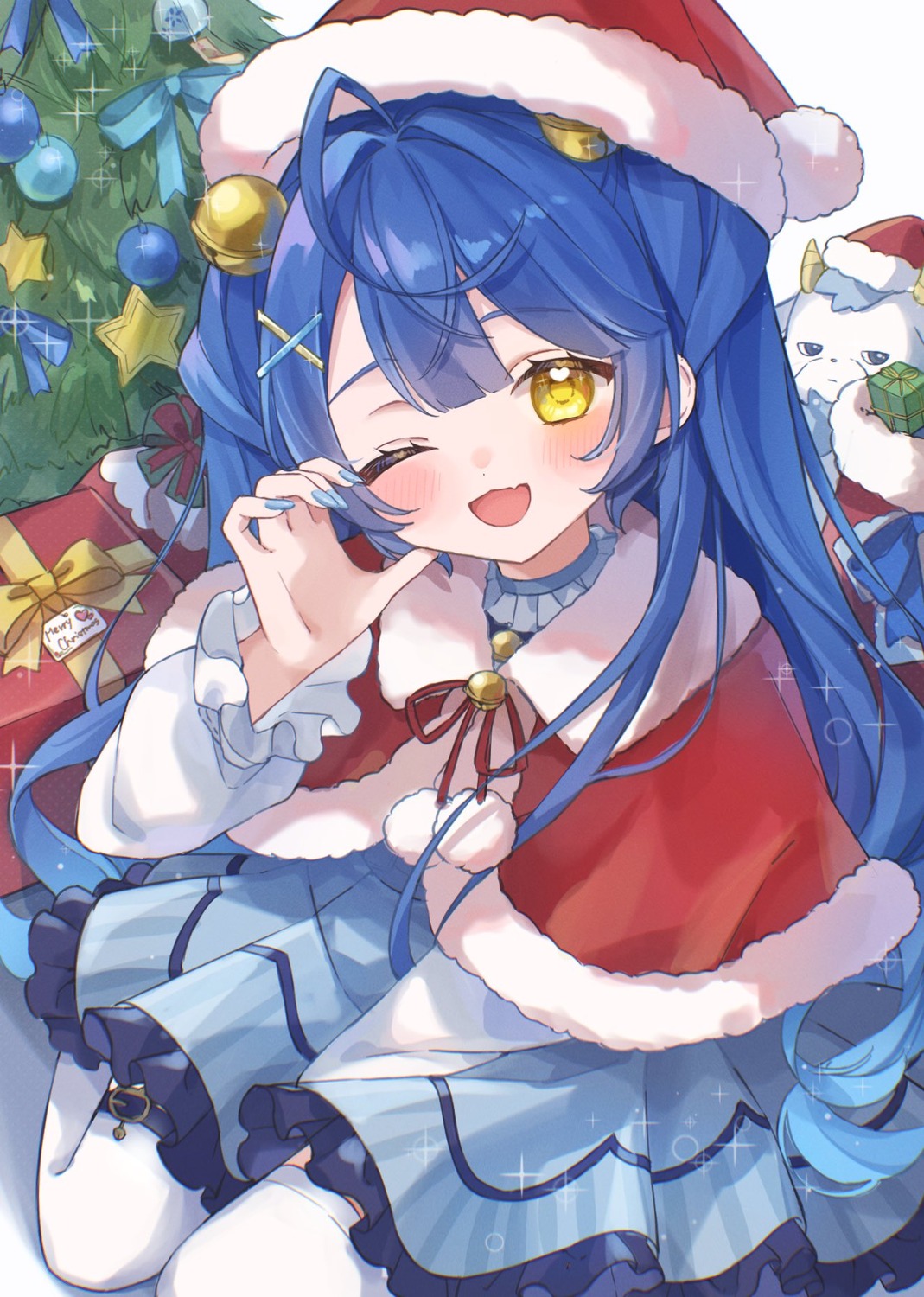 mugichoko (mugi no choko) nijisanji amamiya kokoro christmas dress ...