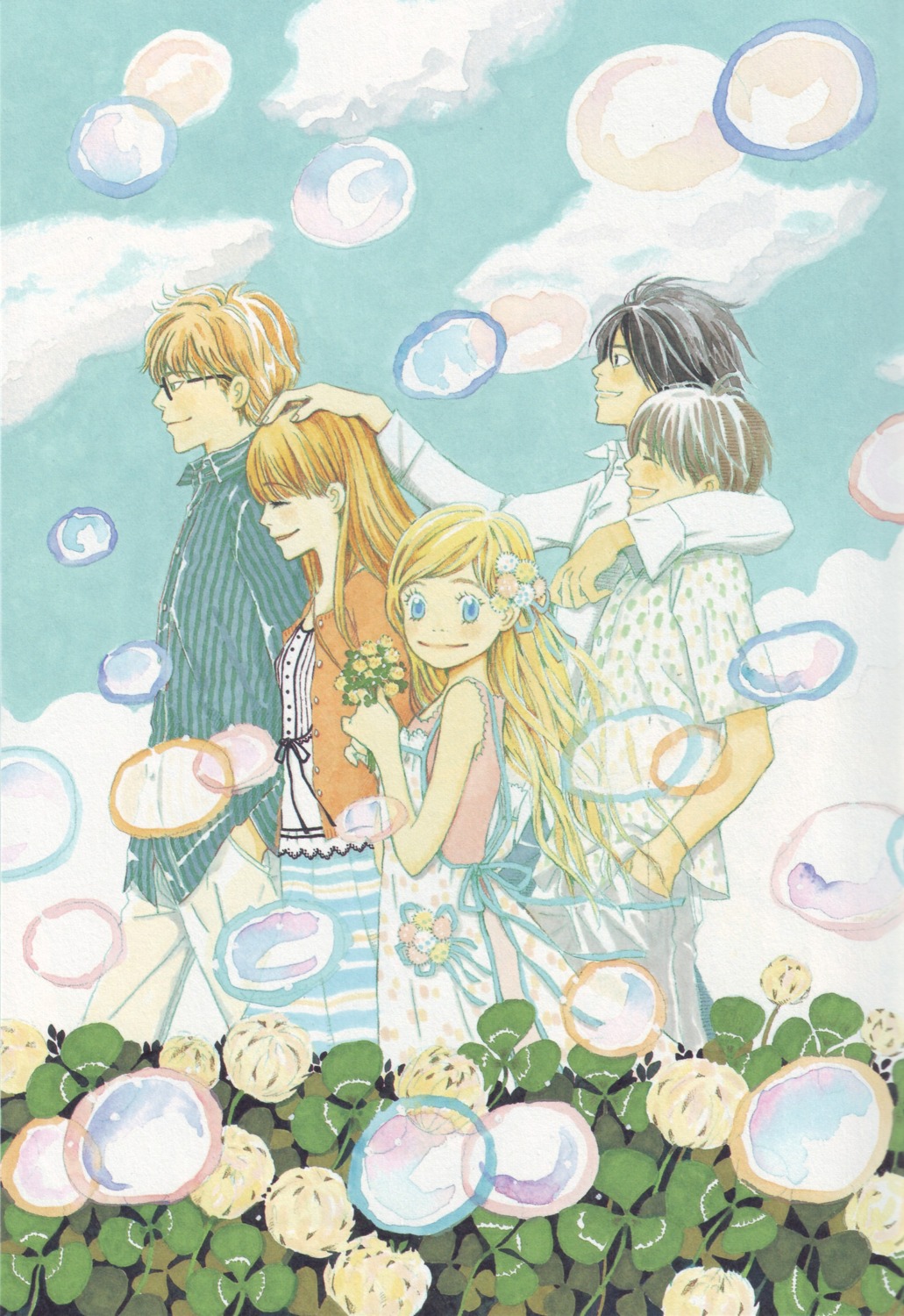 umino chica honey and clover hanamoto hagumi mayama takumi morita ...