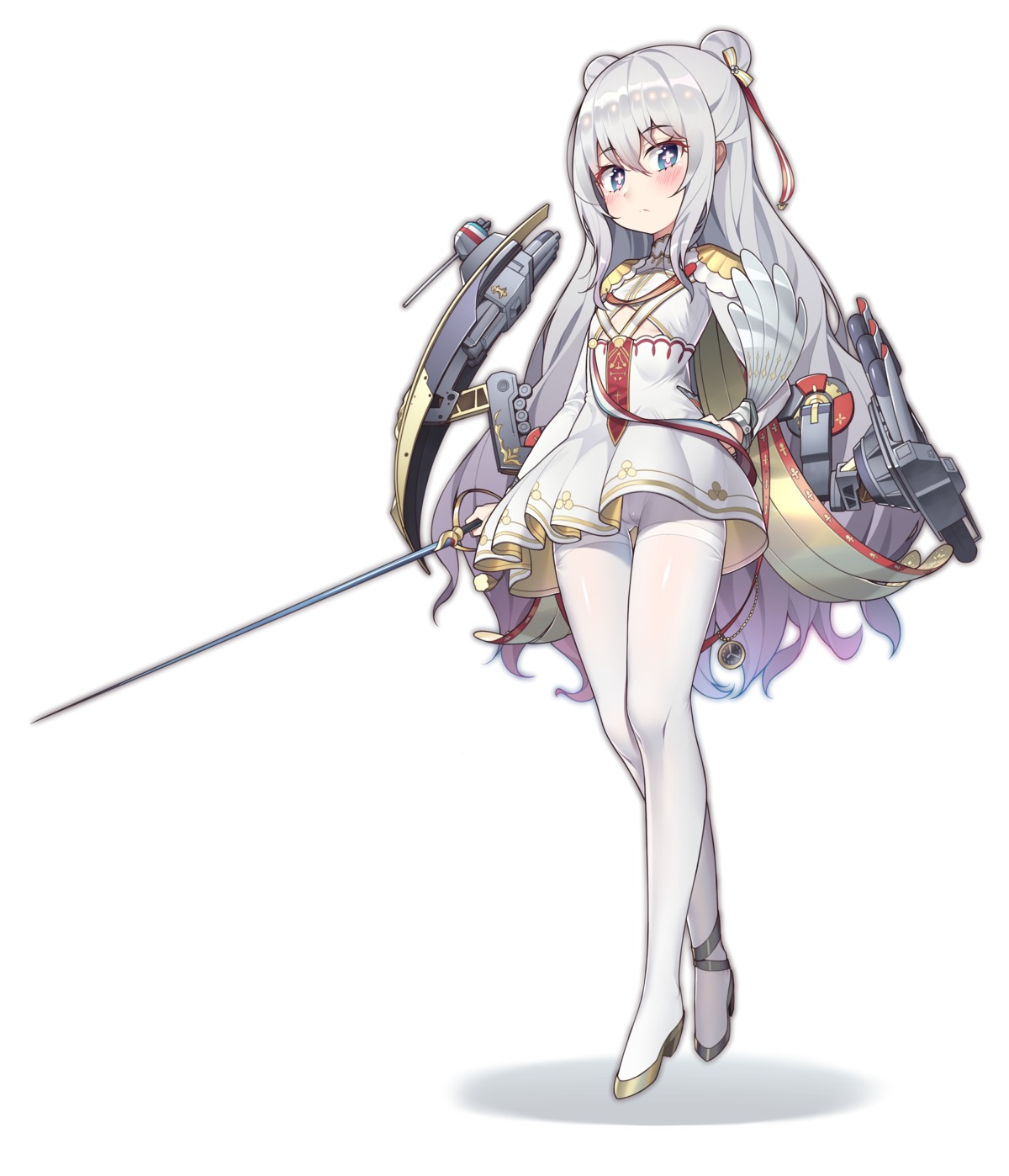 hop3 azur lane le malin (azur lane) cameltoe dress heels loli pantsu ...