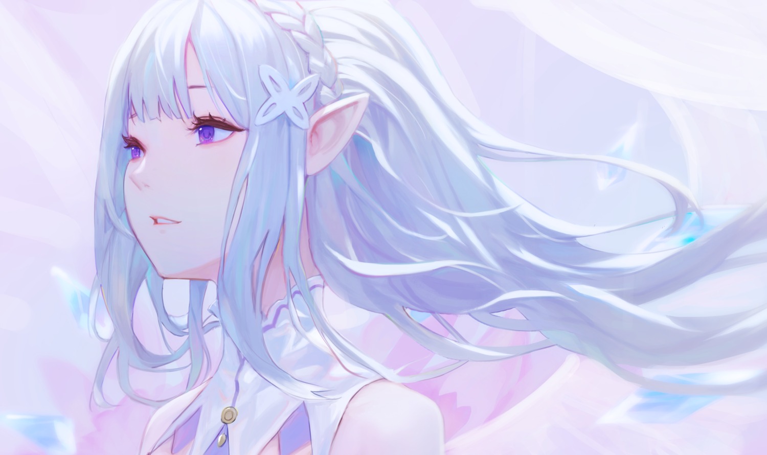 eru (eru illust) re zero kara hajimeru isekai seikatsu emilia (re zero ...