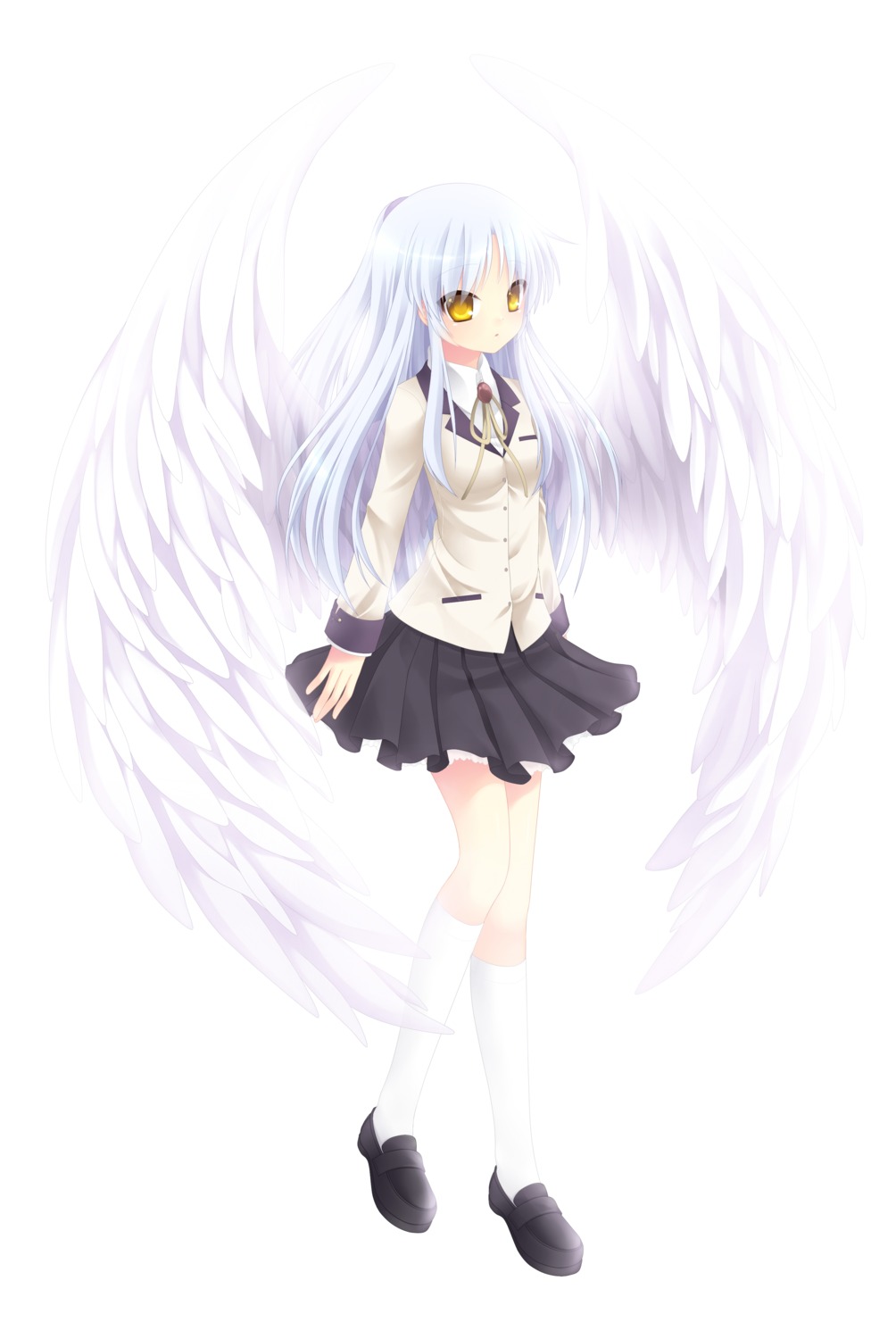 etou angel beats! tenshi seifuku wings | #138806 | yande.re