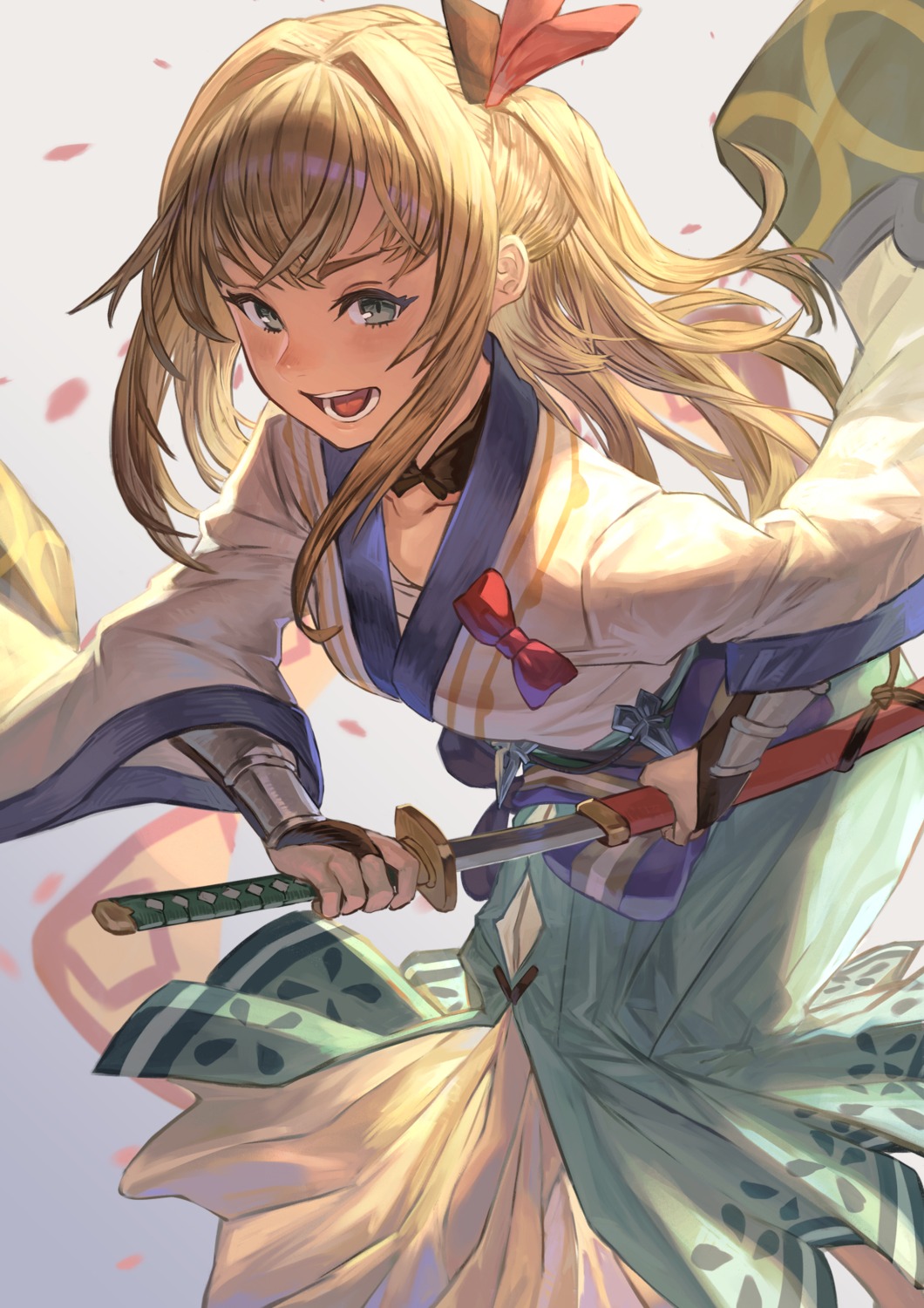 konoike (pepe expect) granblue fantasy japanese clothes sarashi sword ...