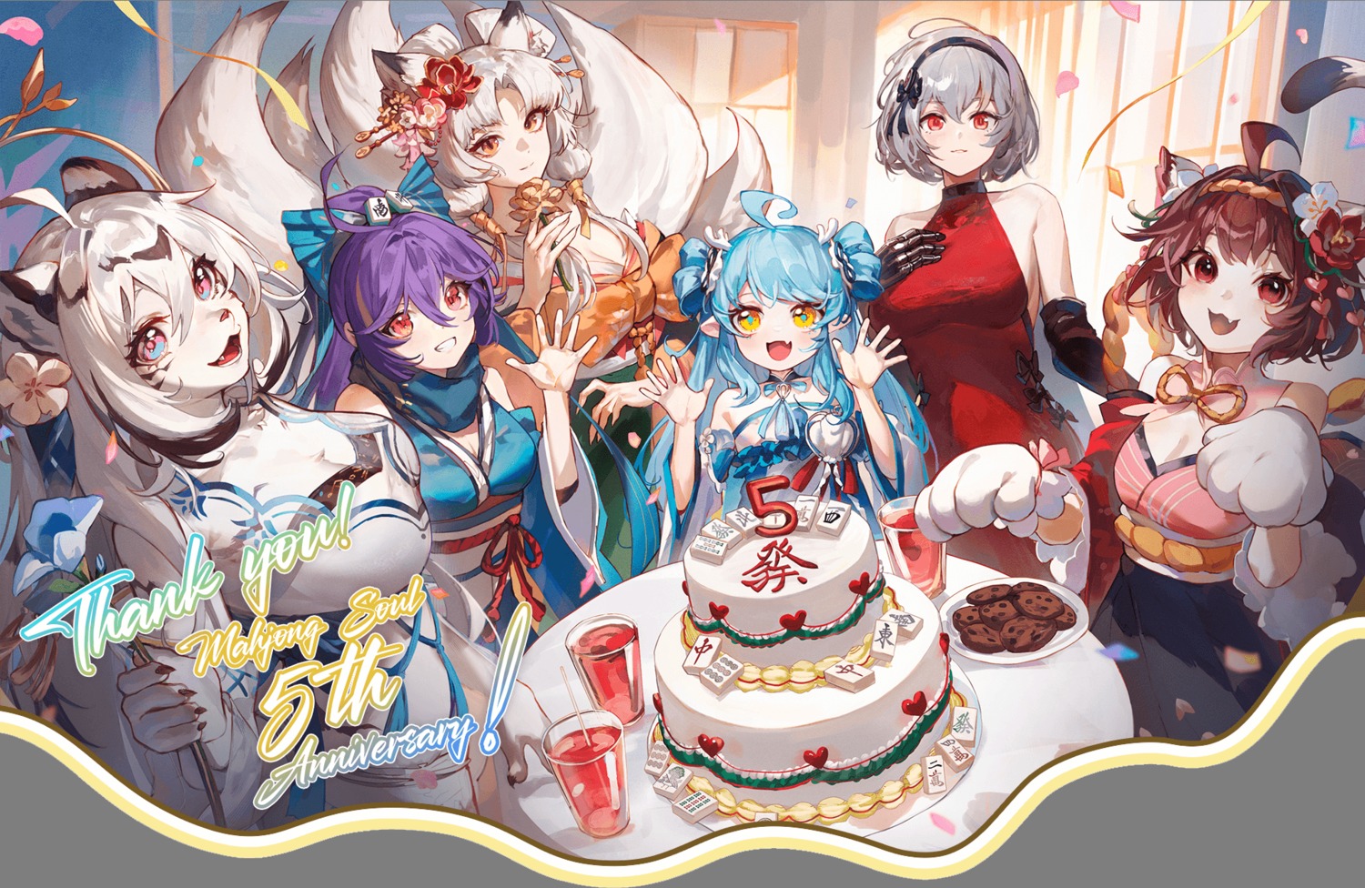 majsoul eve krist hannah (majsoul) ichihime (majsoul) lin lang ransei ...