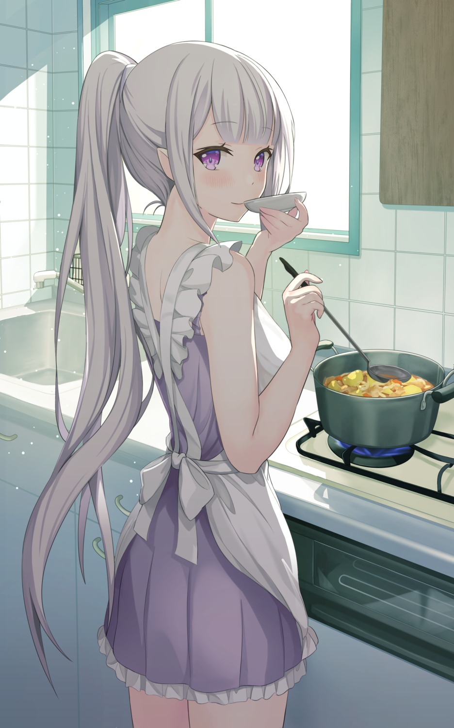 echiru re zero kara hajimeru isekai seikatsu emilia (re zero) elf ...