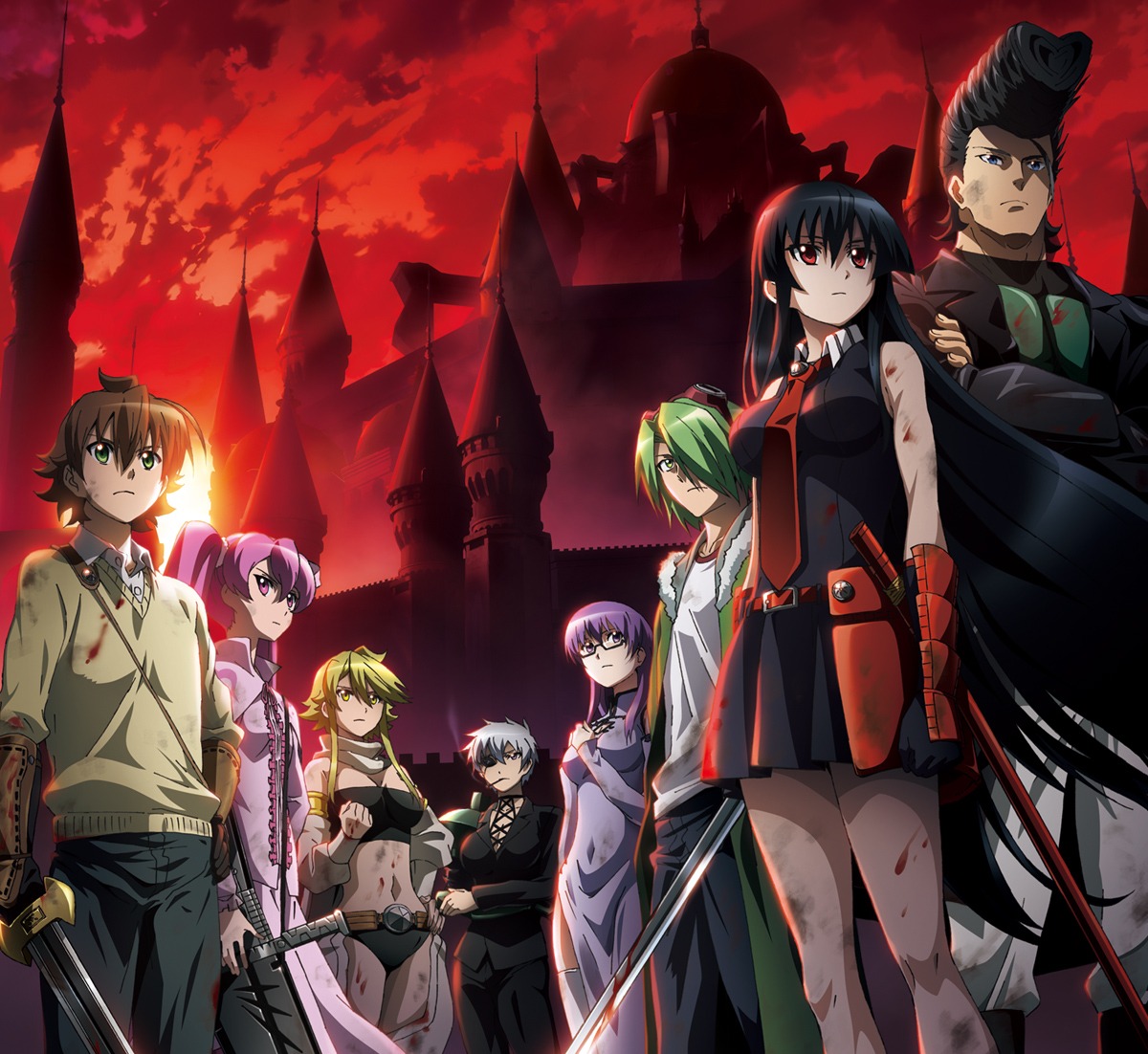akame ga kill! akame bulat leone lubbock mein najenda sheele tatsumi ...